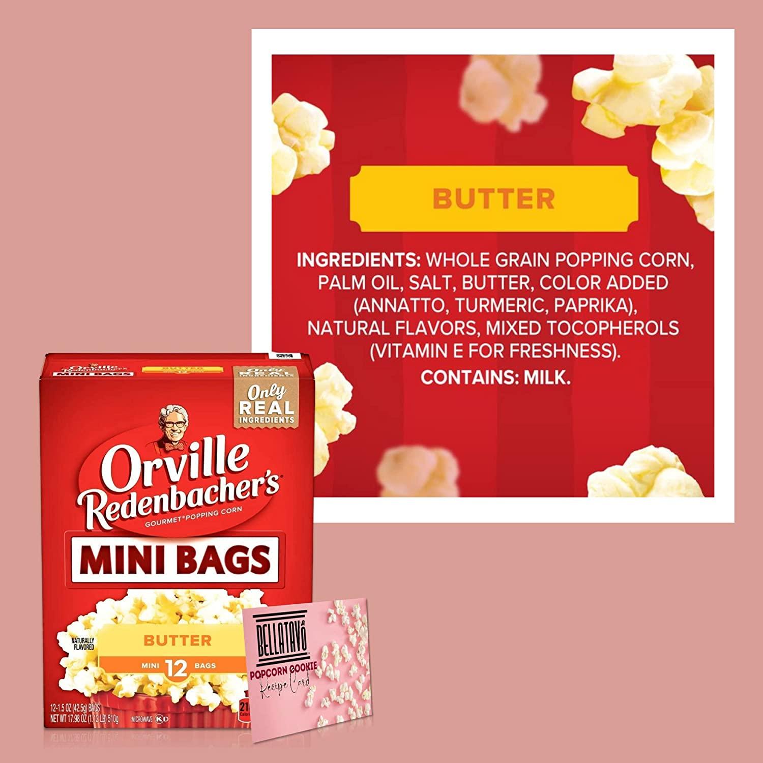 Orville Redenbachers Microwave Butter Popcorn Mini Bags Bundle ...