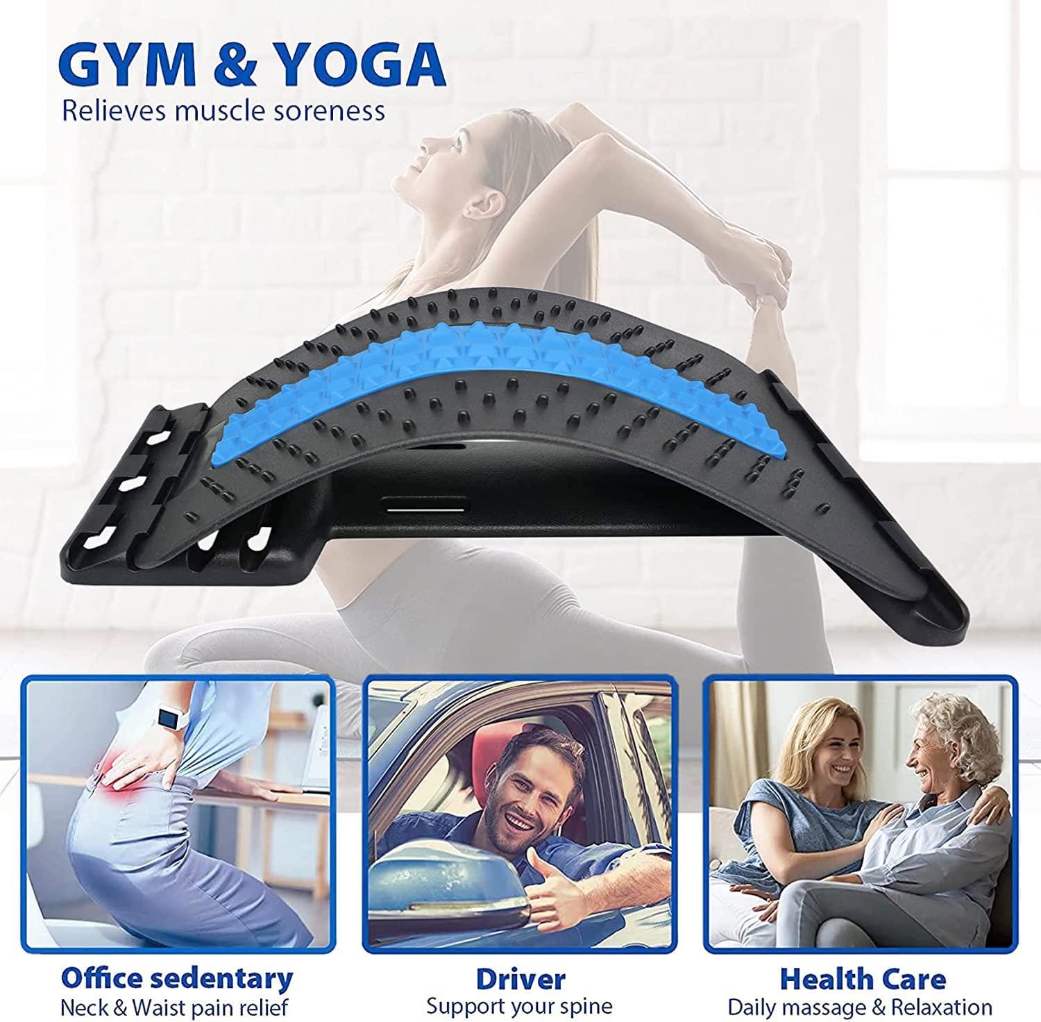 Back Cracker: 4-Level Back Stretcher for Lower Back Pain Relief | Buy ...