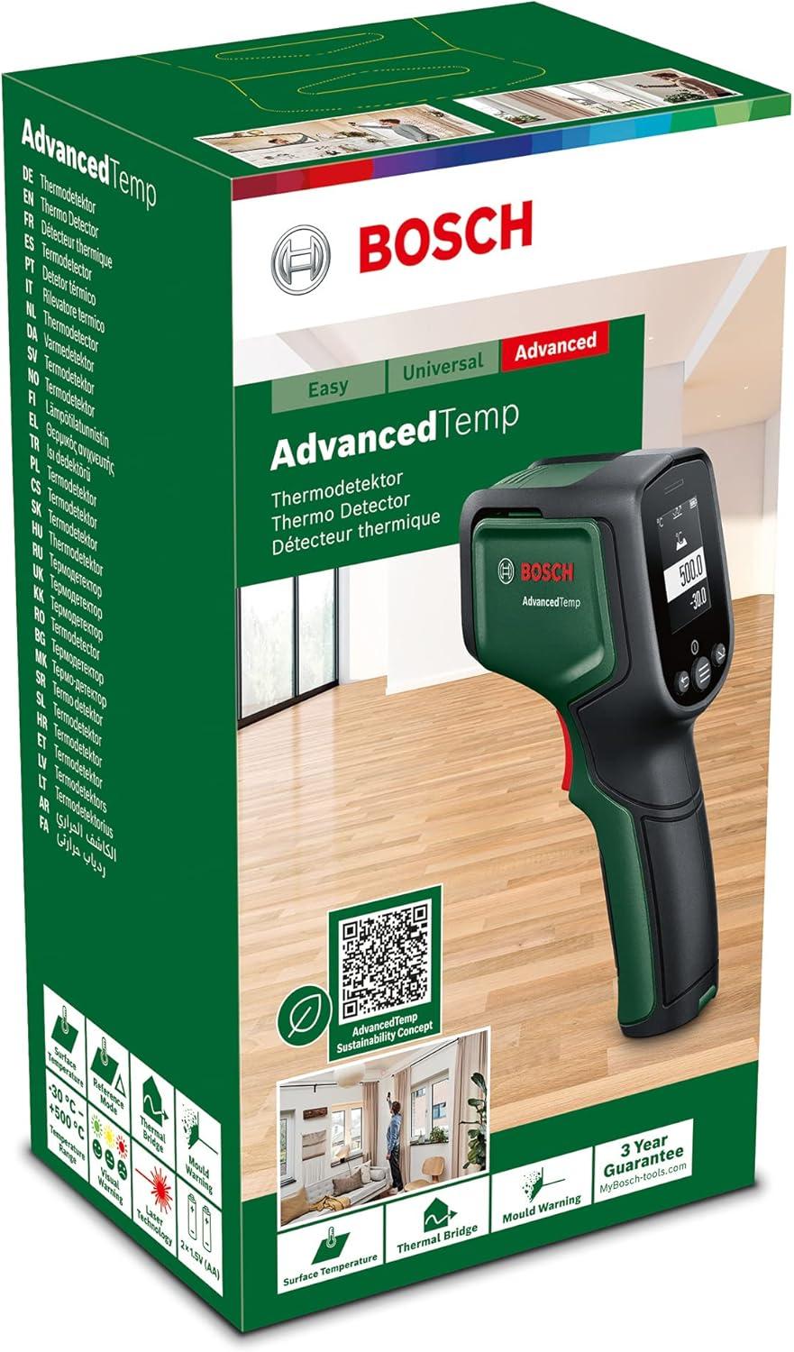 Buy Bosch AdvancedTemp Infrared Thermometer -30 C to +500 C | Mold ...
