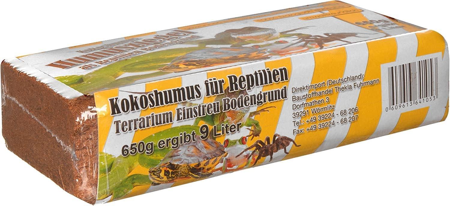Humus Brick - 50L Coconut Litter for Reptiles | Eco-Friendly Terrarium ...
