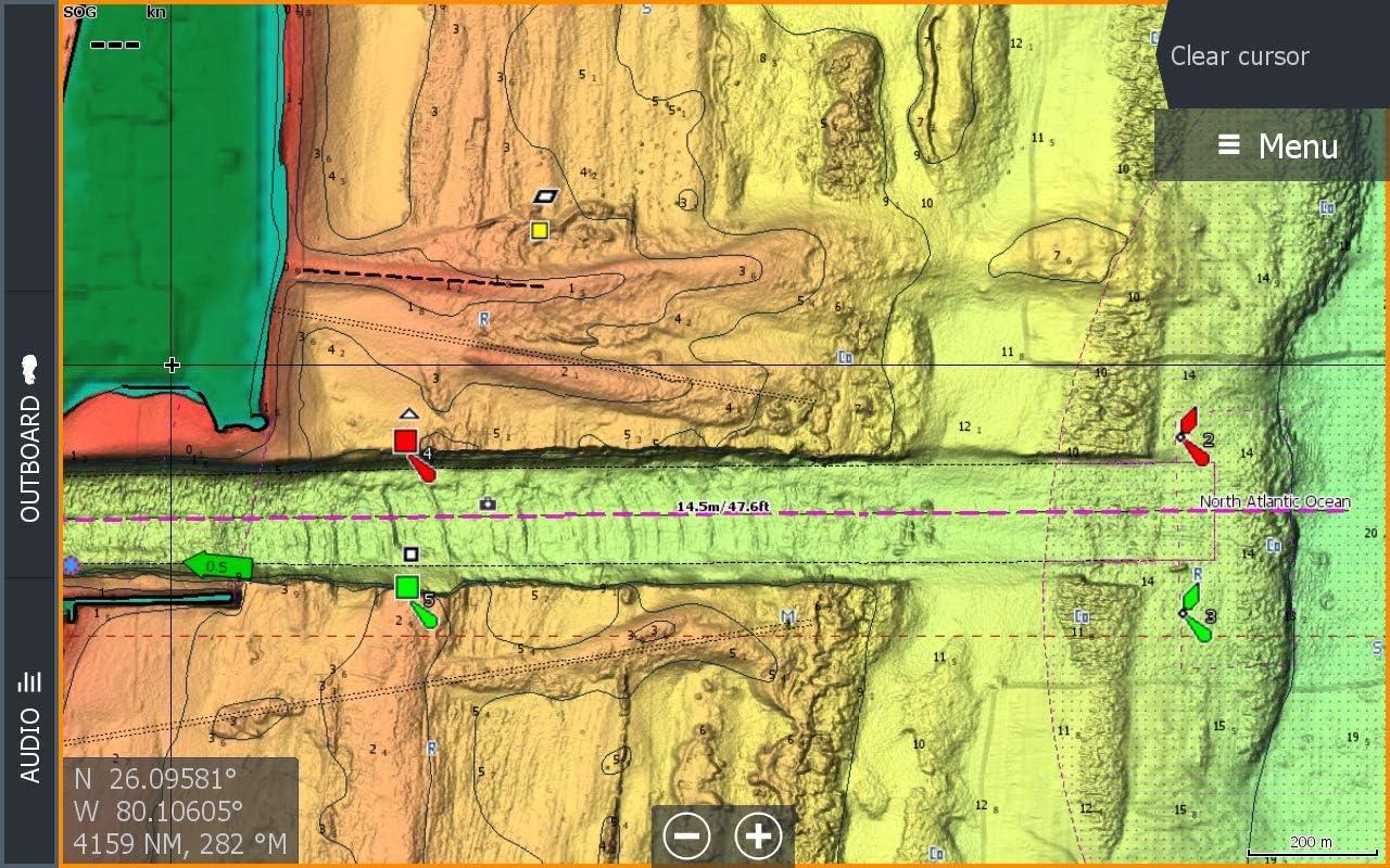 C-MAP Reveal Coastal Charts for Marine GPS Navigation with Shaded ...