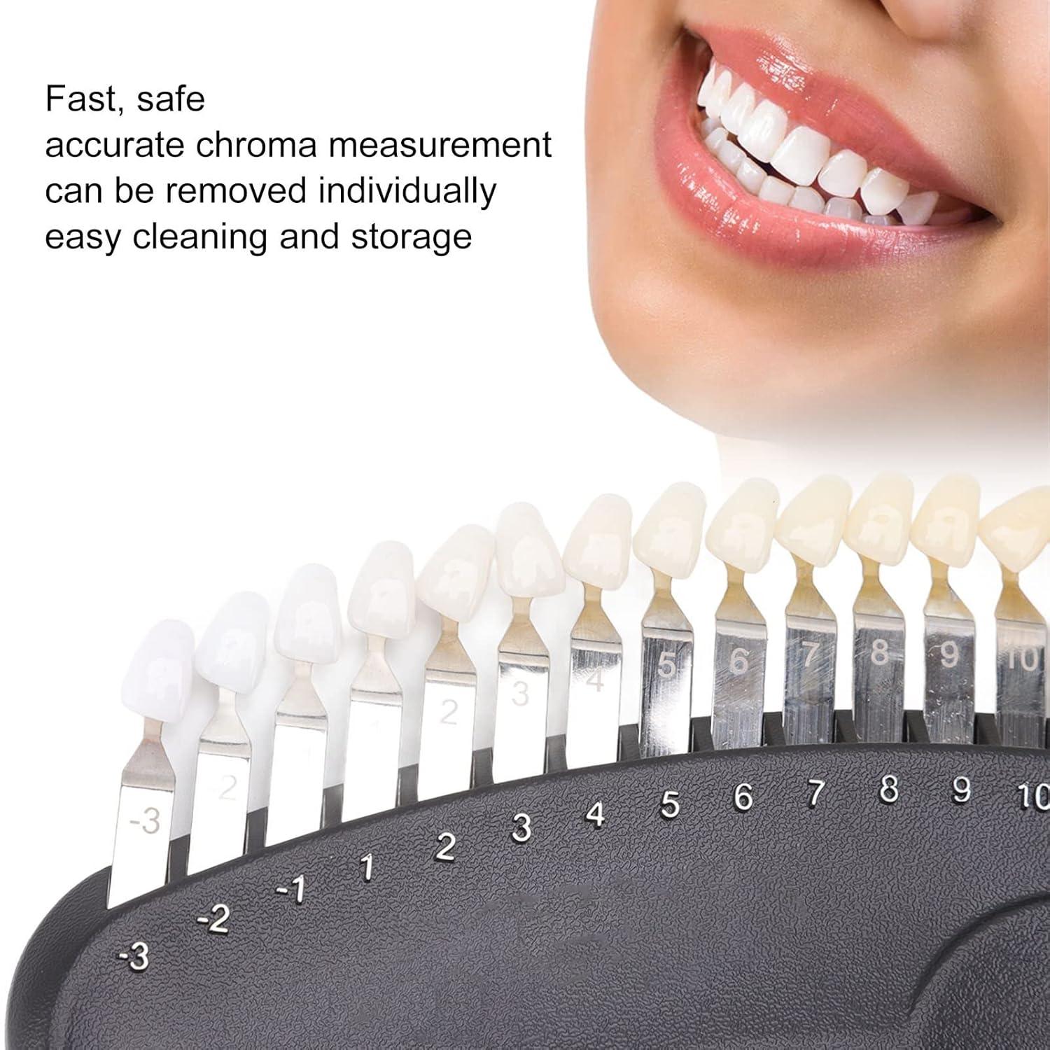 Dental Teeth Shade Guide - 27 Colors Professional Teeth Whitening Chart ...