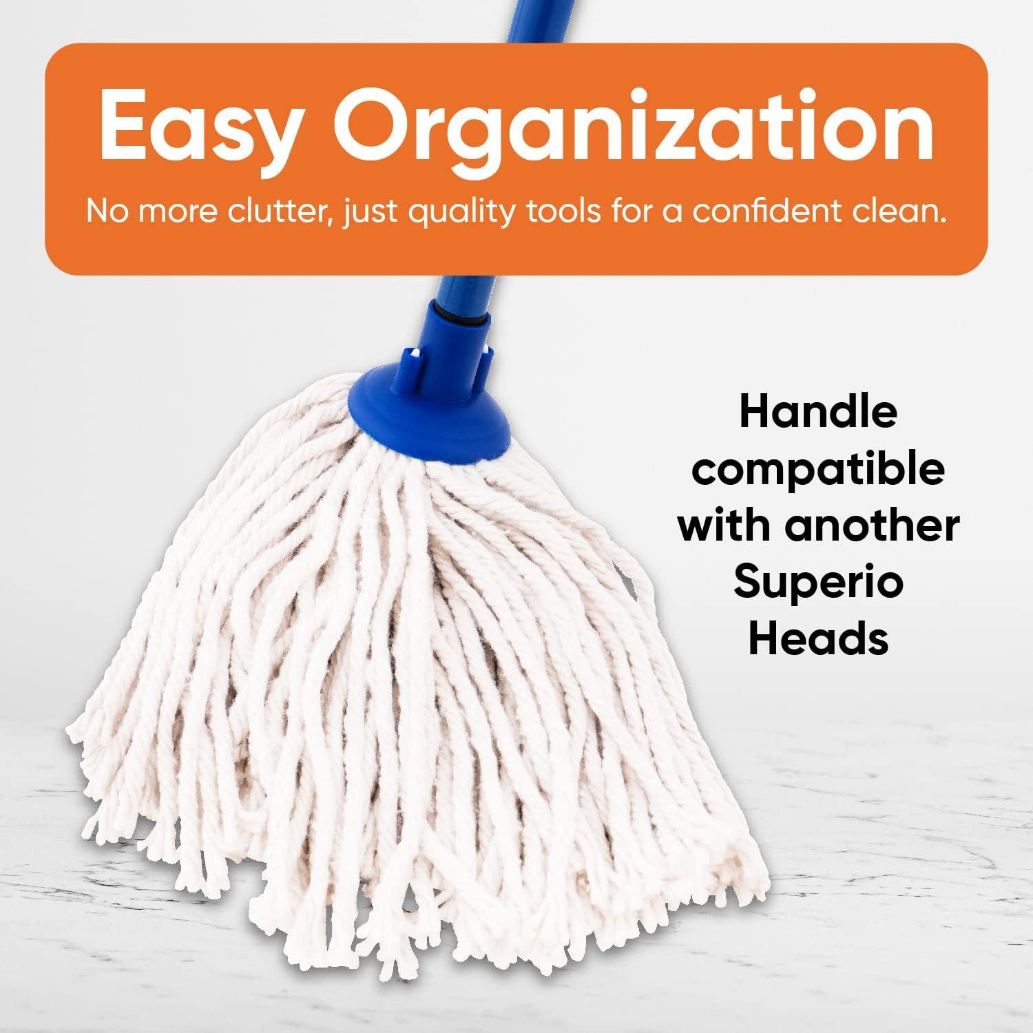 Superio Brand White Cotton String Mop - High-Quality Cleaning Tool ...