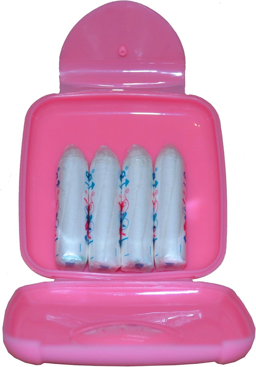 Stylish Pink Tampon Box - Perfect Storage for Tampons Condoms Plasters ...