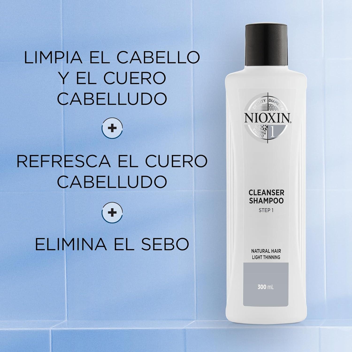 Nioxin System 1 | Natural Hair Treatment for Light Thinning | Scalp ...