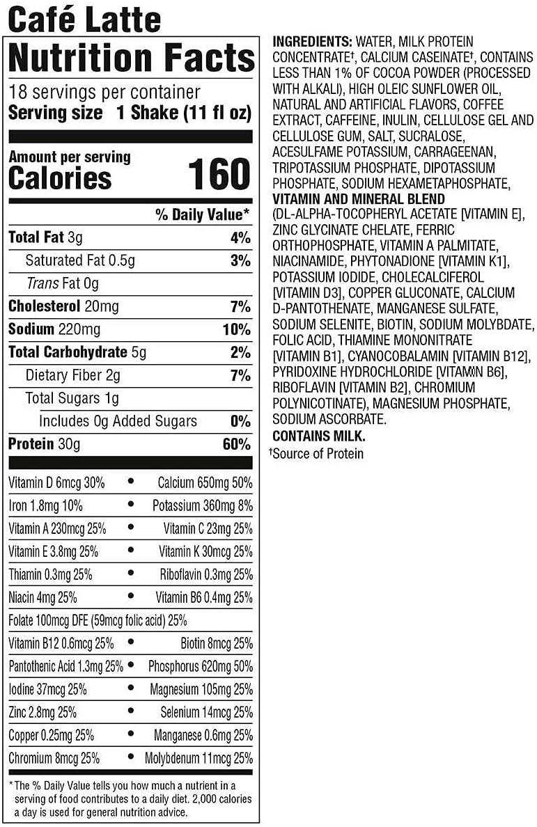 Premier Protein Shakes Caf Latte 11 Fluid Ounce (Pack of 15) | Buy Now ...