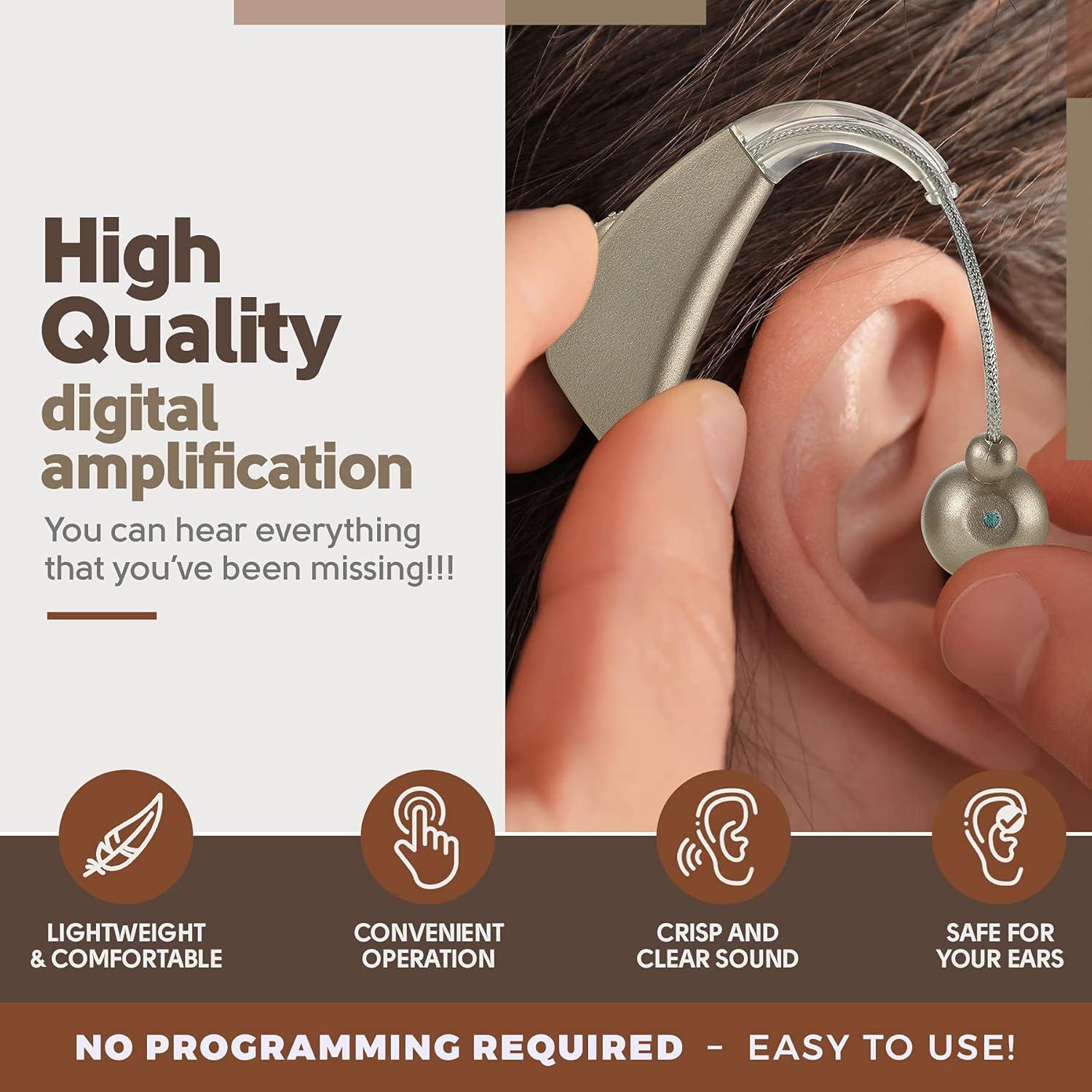 Buy ZDB-111 Digital Set - Battery-Operated Behind-the-Ear Amplifier ...