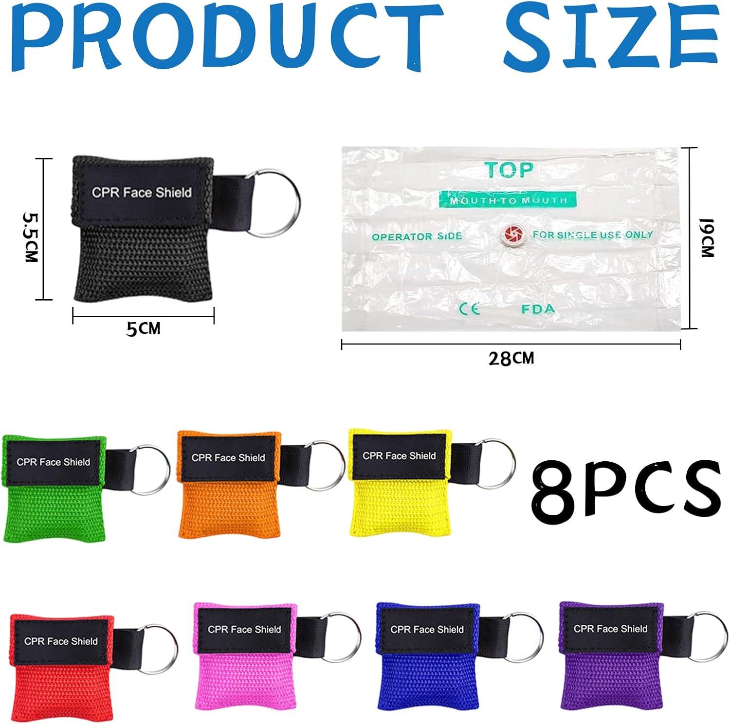 Buy Lithyc 8 Pack Breathing Protection Masks - Ideal for CPR Training ...