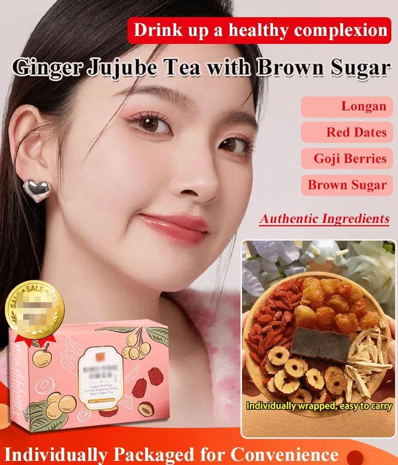 Ginger Jujube Tea With Brown Sugar Brown Sugar Ginger Jujube Tea Longan ...