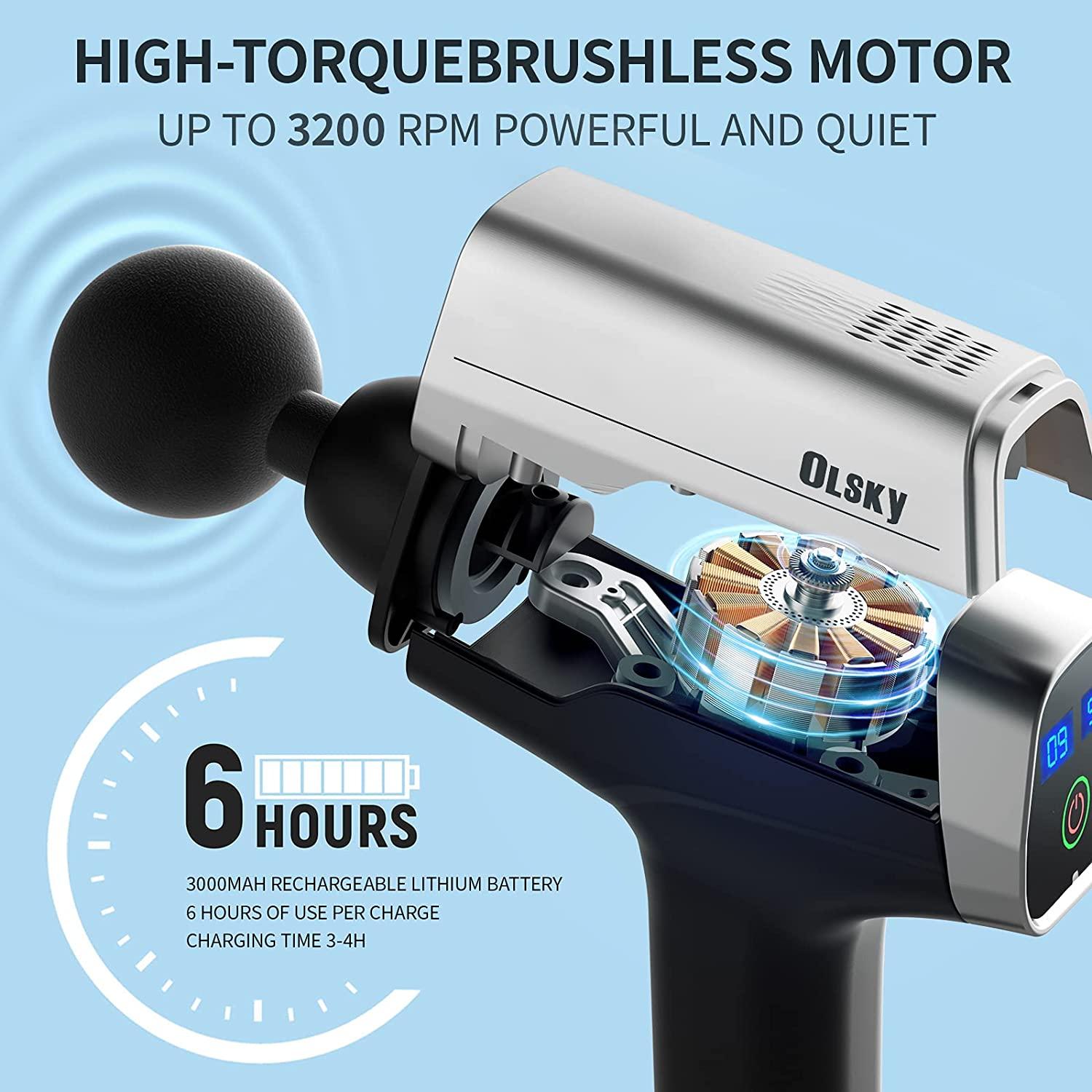 Deep Tissue Massage Gun - Handheld Electric Massager for Athletes | 9 ...