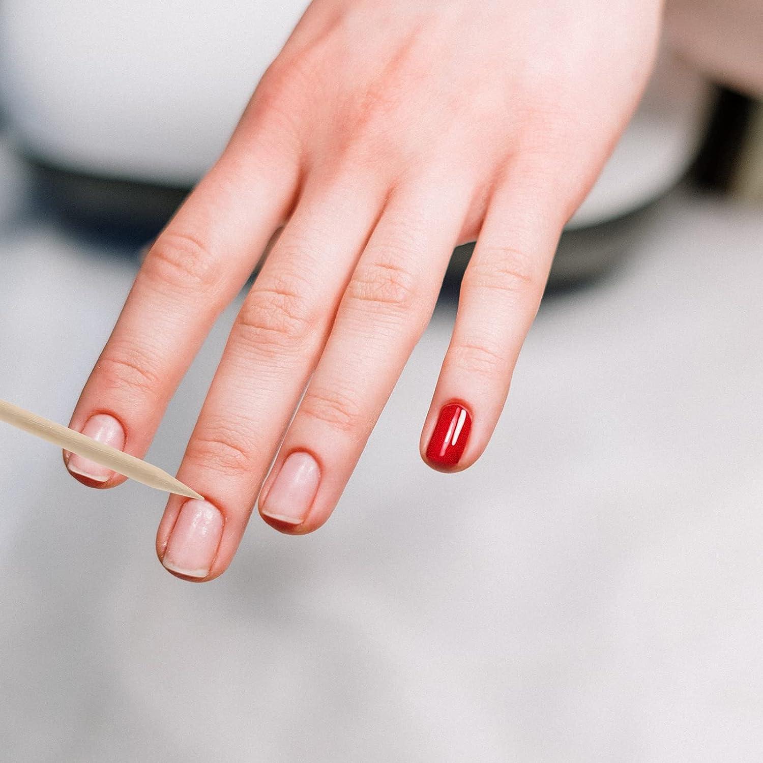 LEXININ 1000 PCS 4.5 Inch Double Headed Wooden Cuticle Pusher Sticks ...