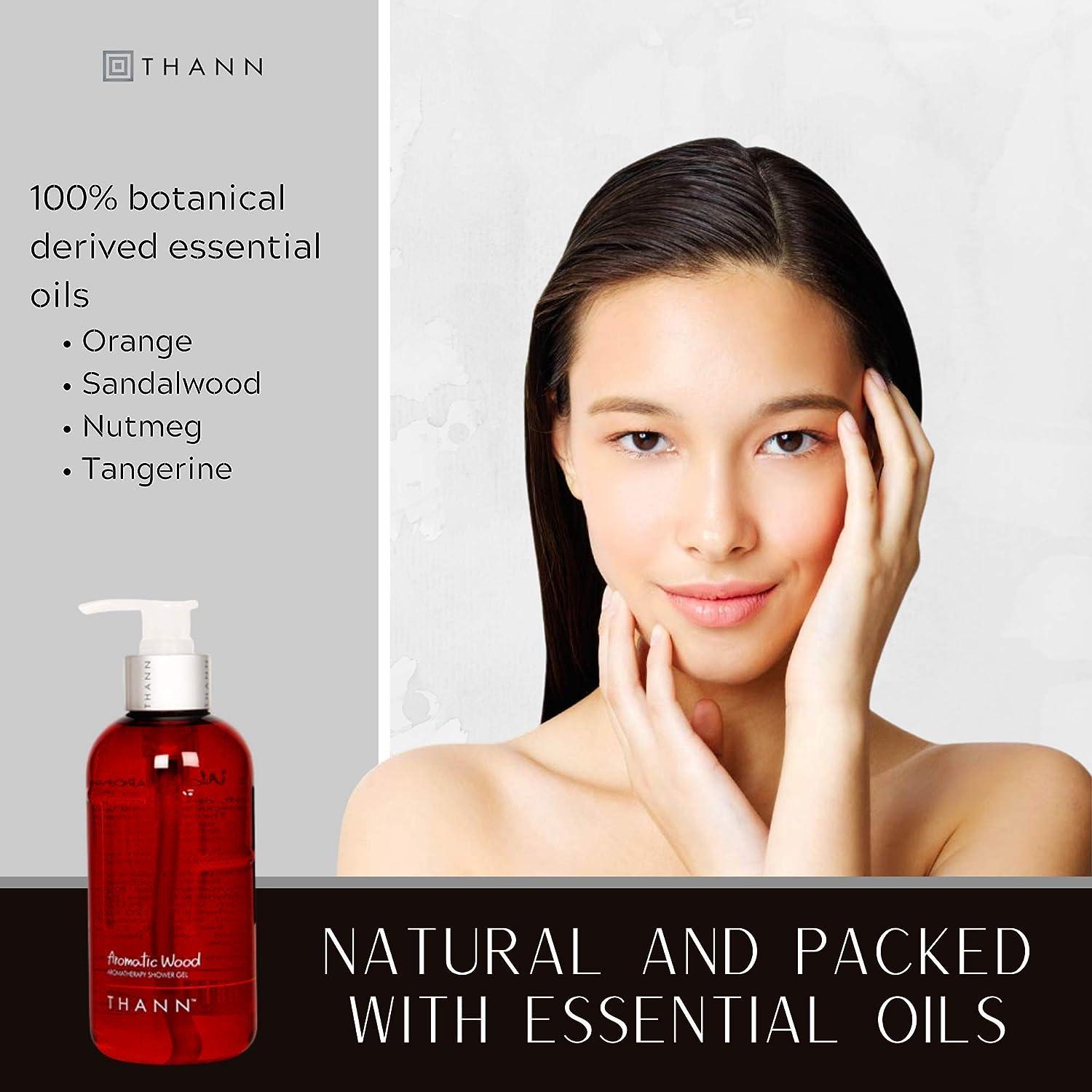 THANN Aromatic Wood Aromatherapy Shower Gel - Moisturizing Citrus Body Wash 320 ML | Buy Now ...