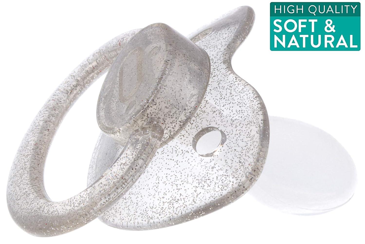 J&Or Classic Original Adult Pacifier Dummy - 3 Color Pack: Transparent ...