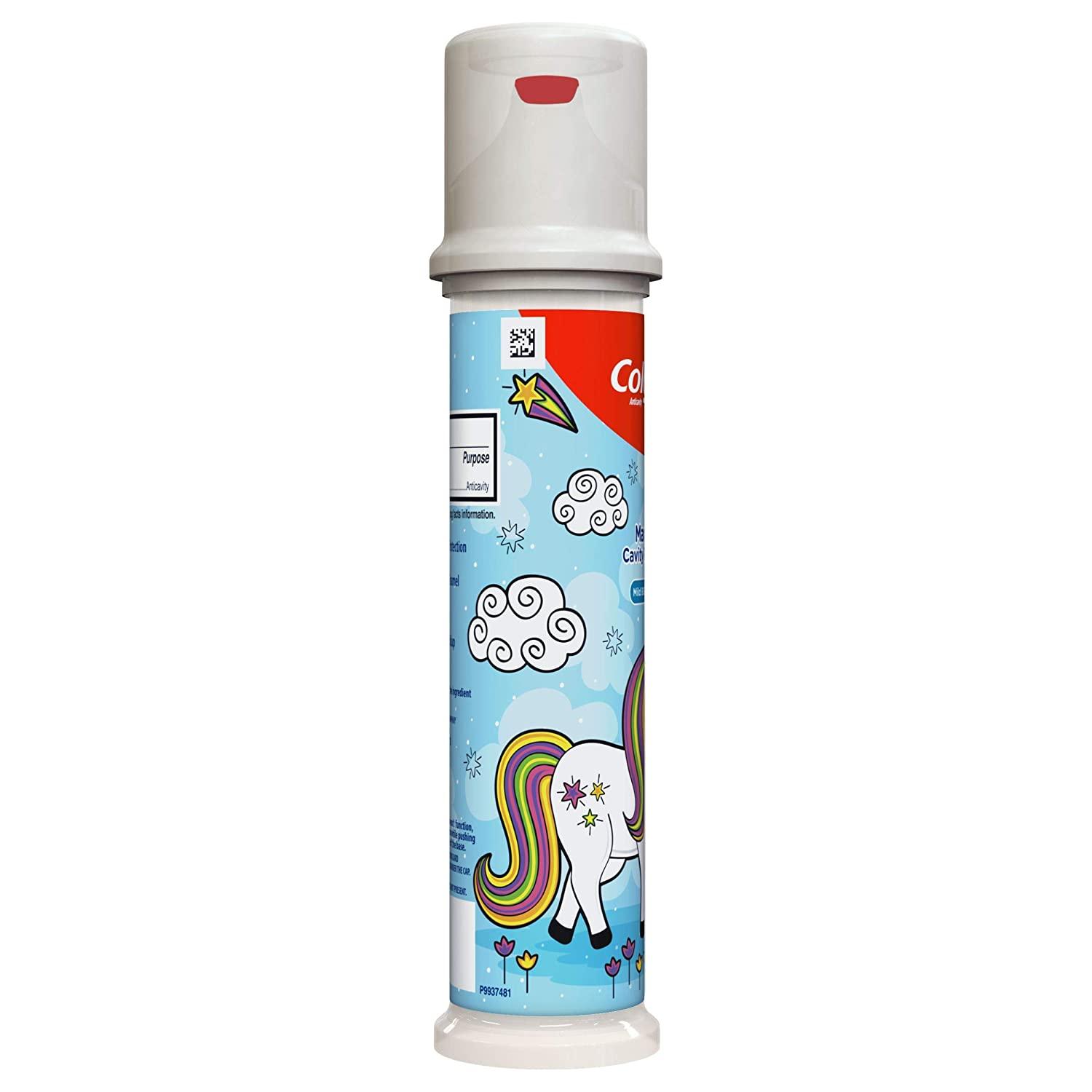 Colgate Kids Unicorn Toothpaste Pump, 4.4 Ounces, 6 count