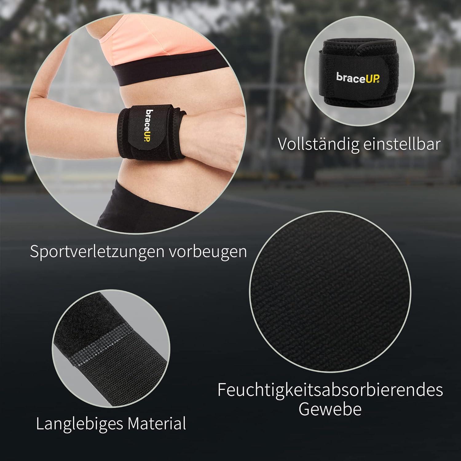 Braceup Adjustable Compression Tie for Wrist Ligaments | Tendon ...