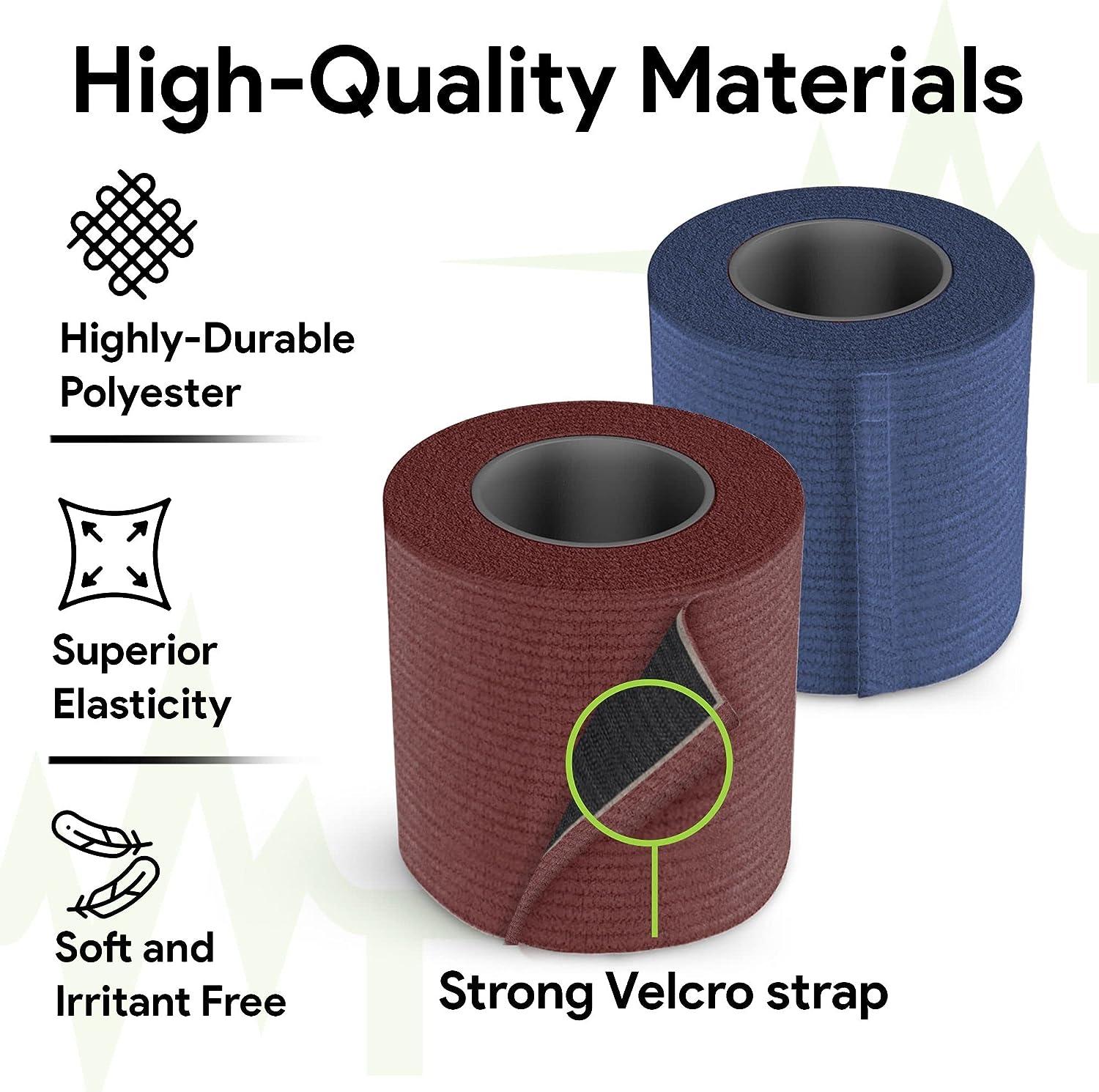 Elastic Bandage Wrap for Wounds - 3 x 180 Compression Medical Wrap (2 ...