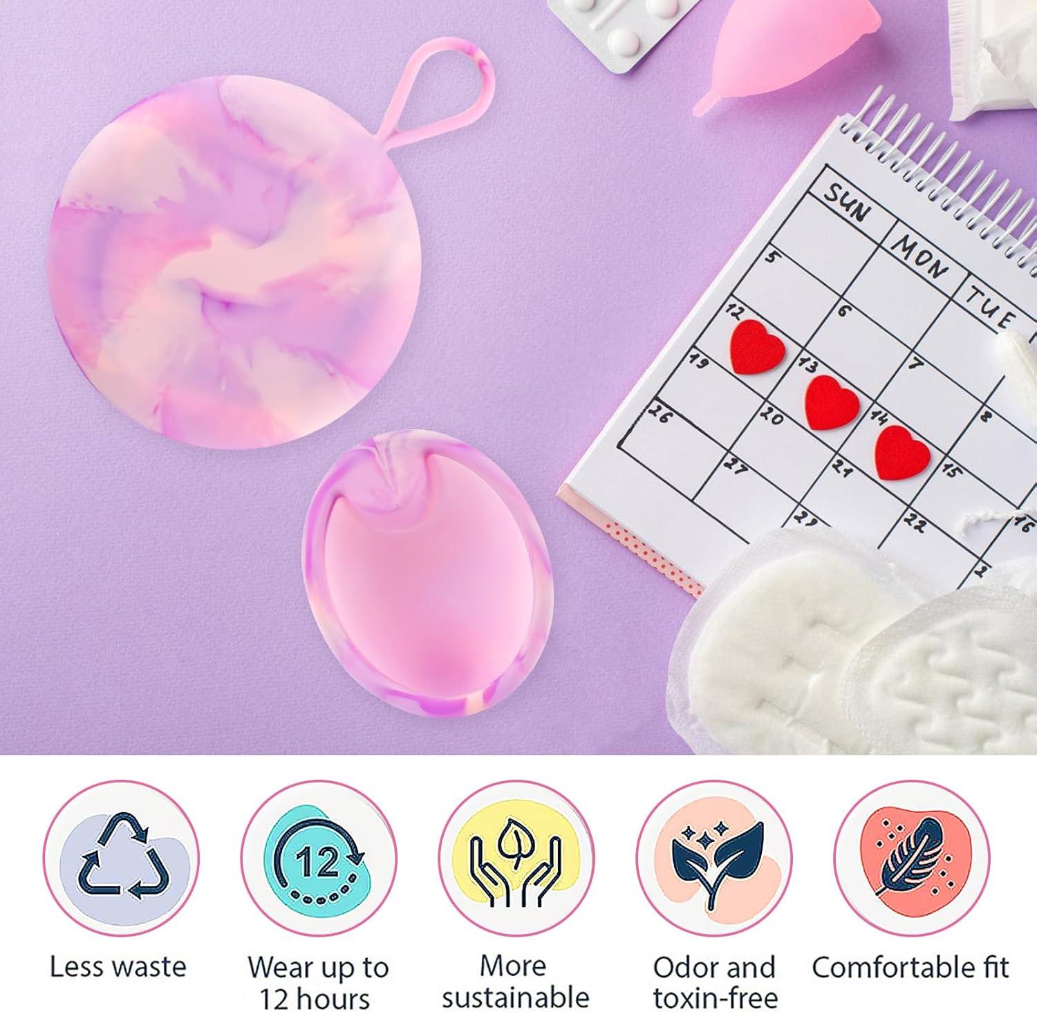 Reusable Menstrual Disc & 2 Periodic Discs | 100% Medical Silicone ...