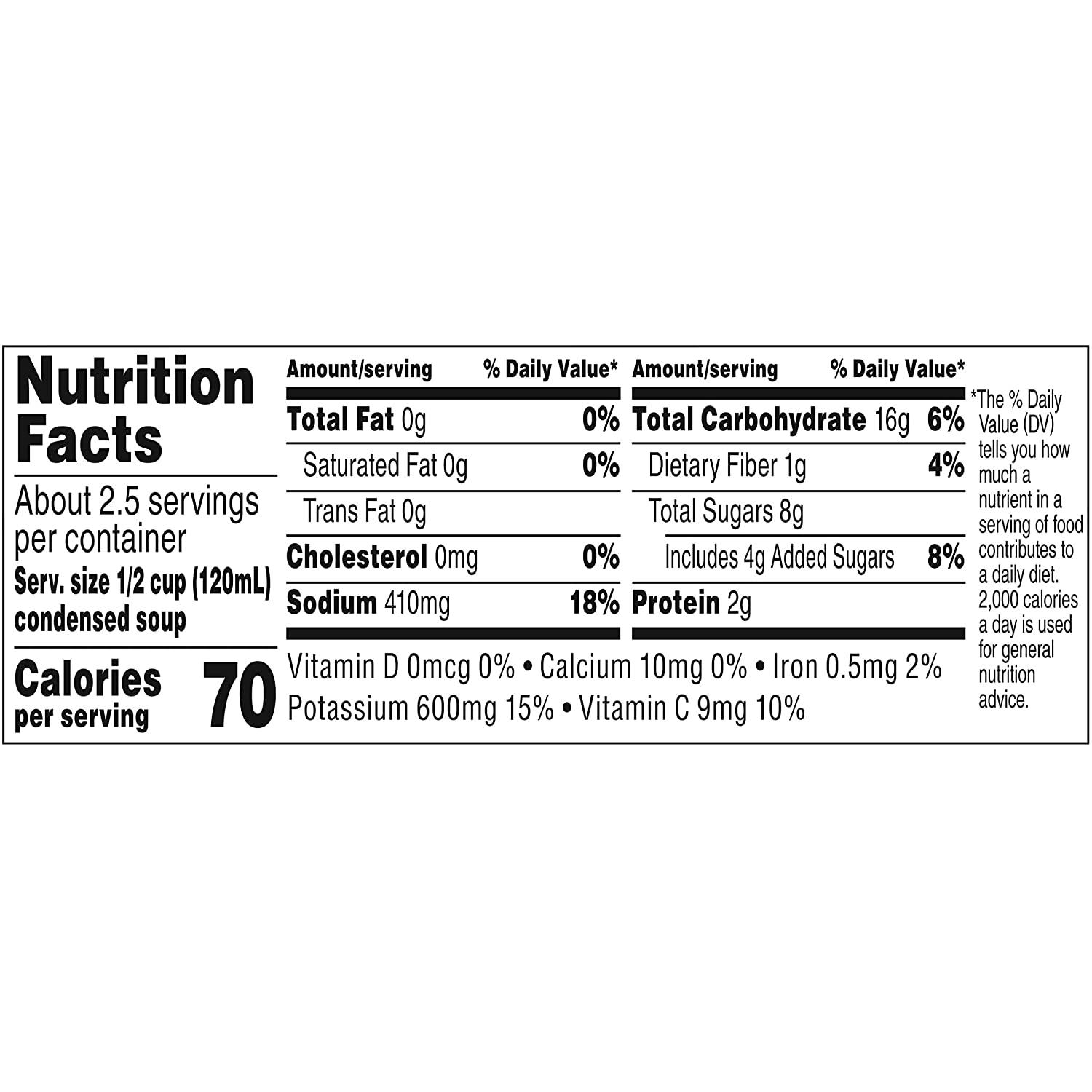 Campbell's Healthy Request Tomato Soup 10.75 oz - Low Sodium, Heart ...