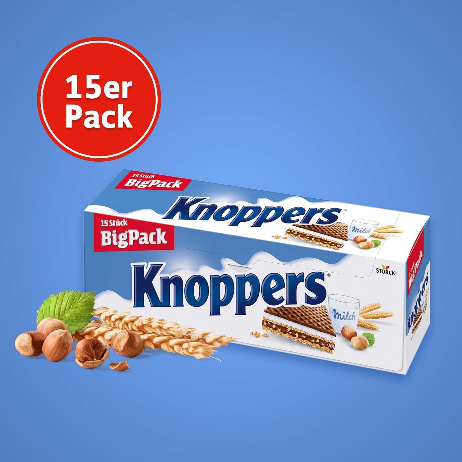 Knoppers Big Spender (375g) Bulk Breakfast Pack of 15 | International ...