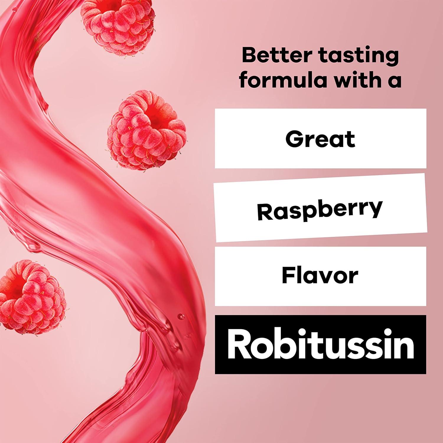 Robitussin Cough and Chest Congestion DM, Raspberry Flavor - 4 Fl Oz ...
