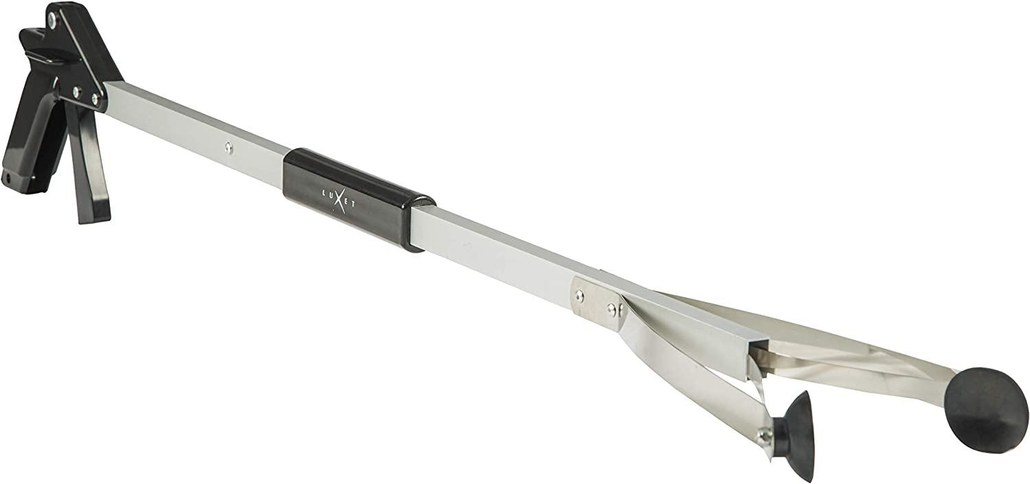 Grabber Reacher Suction Cup Tool - 32 Foldable Aluminum Pick-Up Stick ...