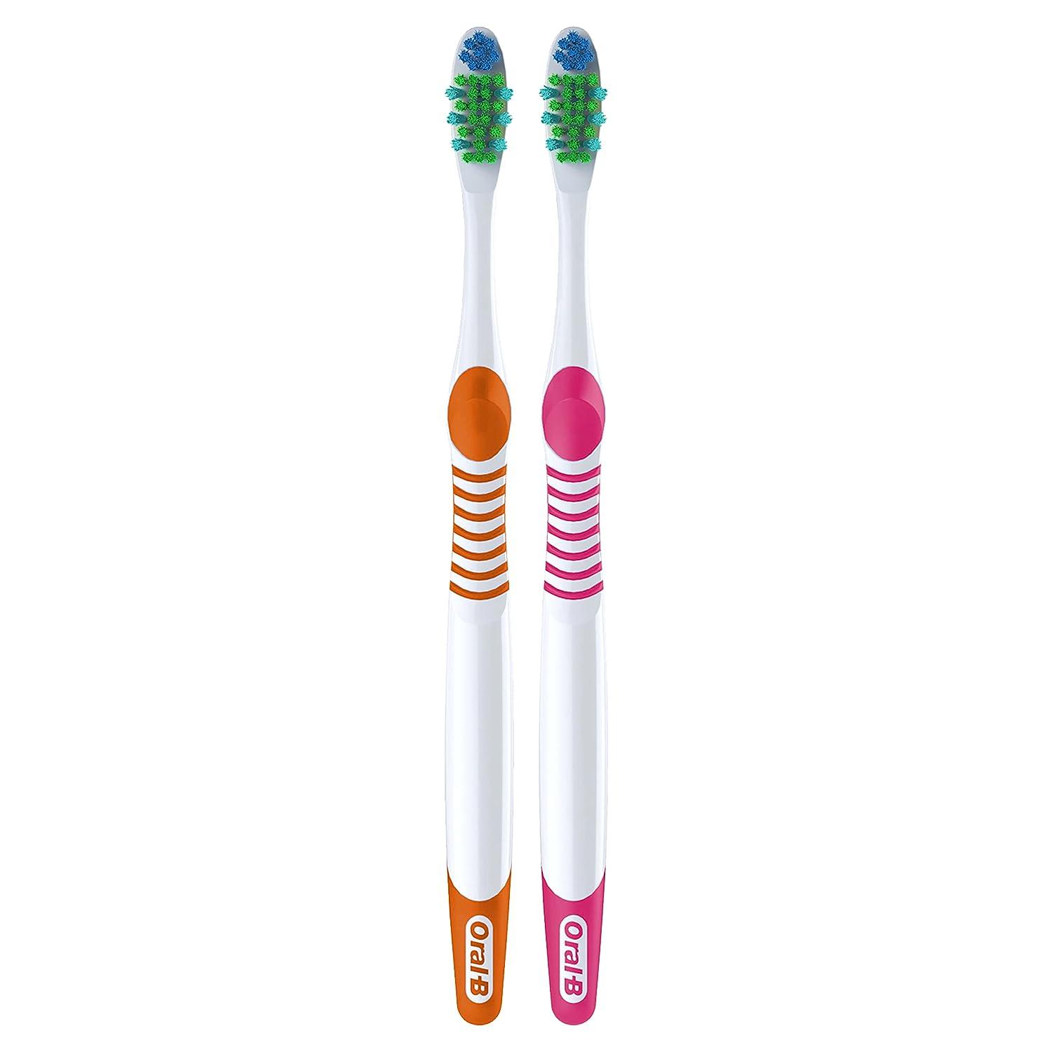 Oral-B Complete Deep Clean Soft Toothbrushes - 2 Count (Pack of 1 ...