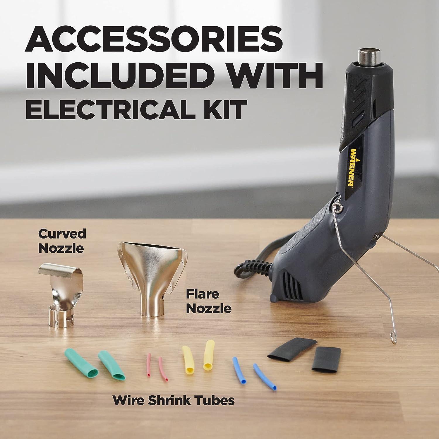 Wagner HT400 Electric Heat Gun Kit for Electrical Repair & Shrink ...