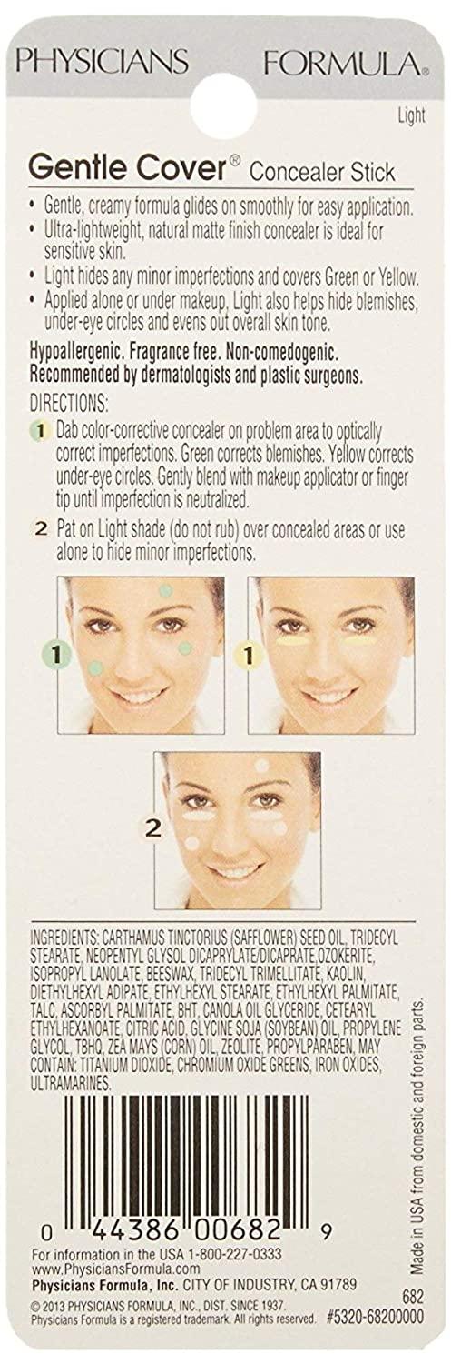 Physicians Formula Gentle Full Coverage Concealer Stick - Light 0.15 Ounce | Buy Now with ...