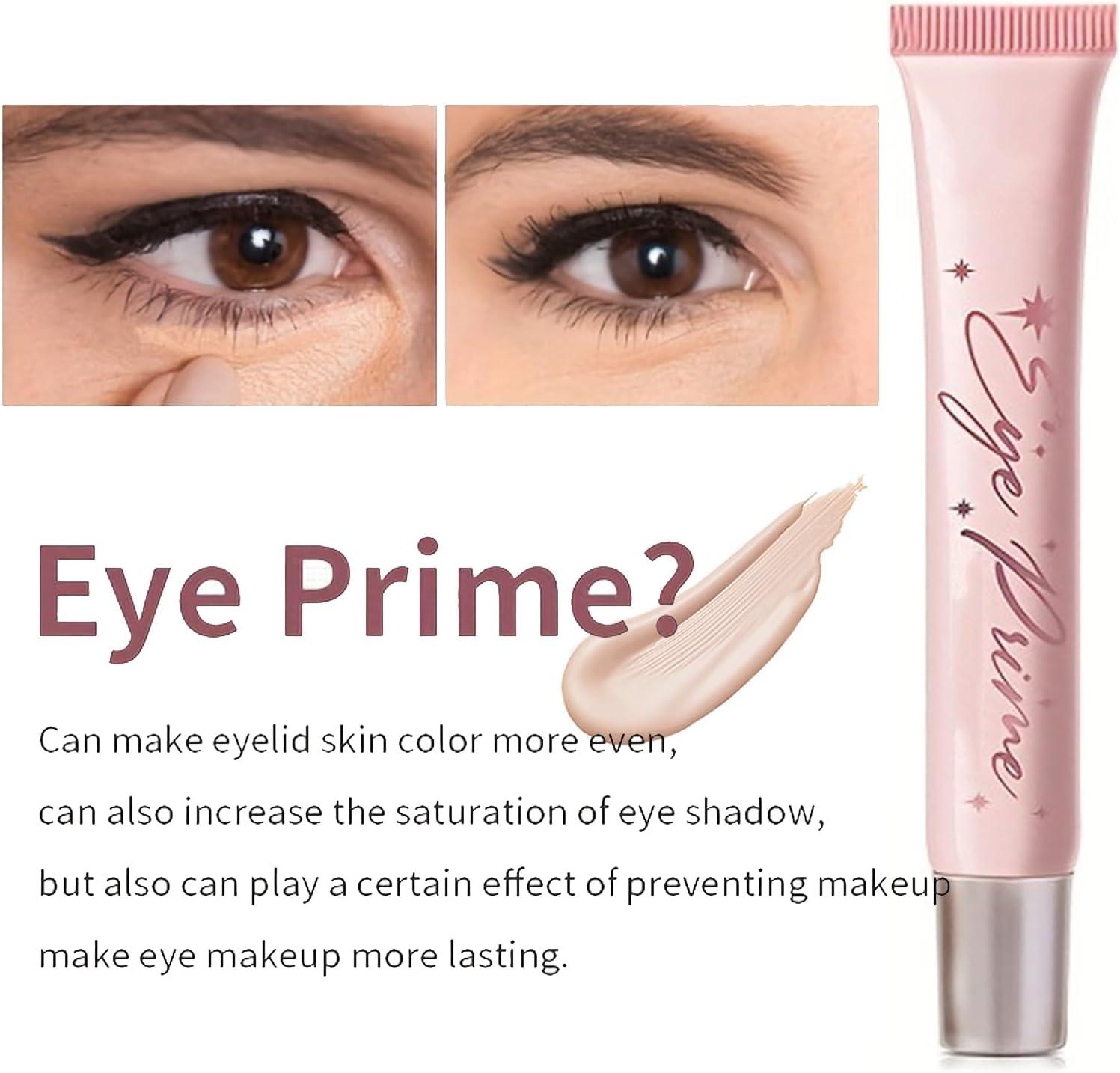 Waterproof Eyeshadow Primer - Long Lasting, Smudge-proof Base (24 Hours ...