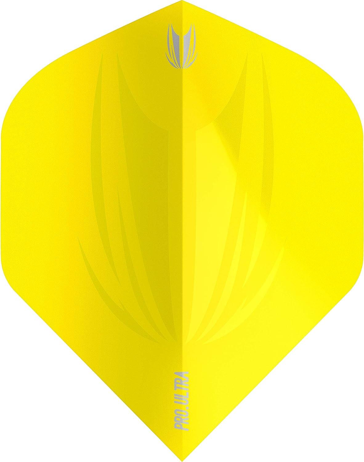 Target Darts 5 x Ultra Dart Flights - 15 in Total Yellow No.2