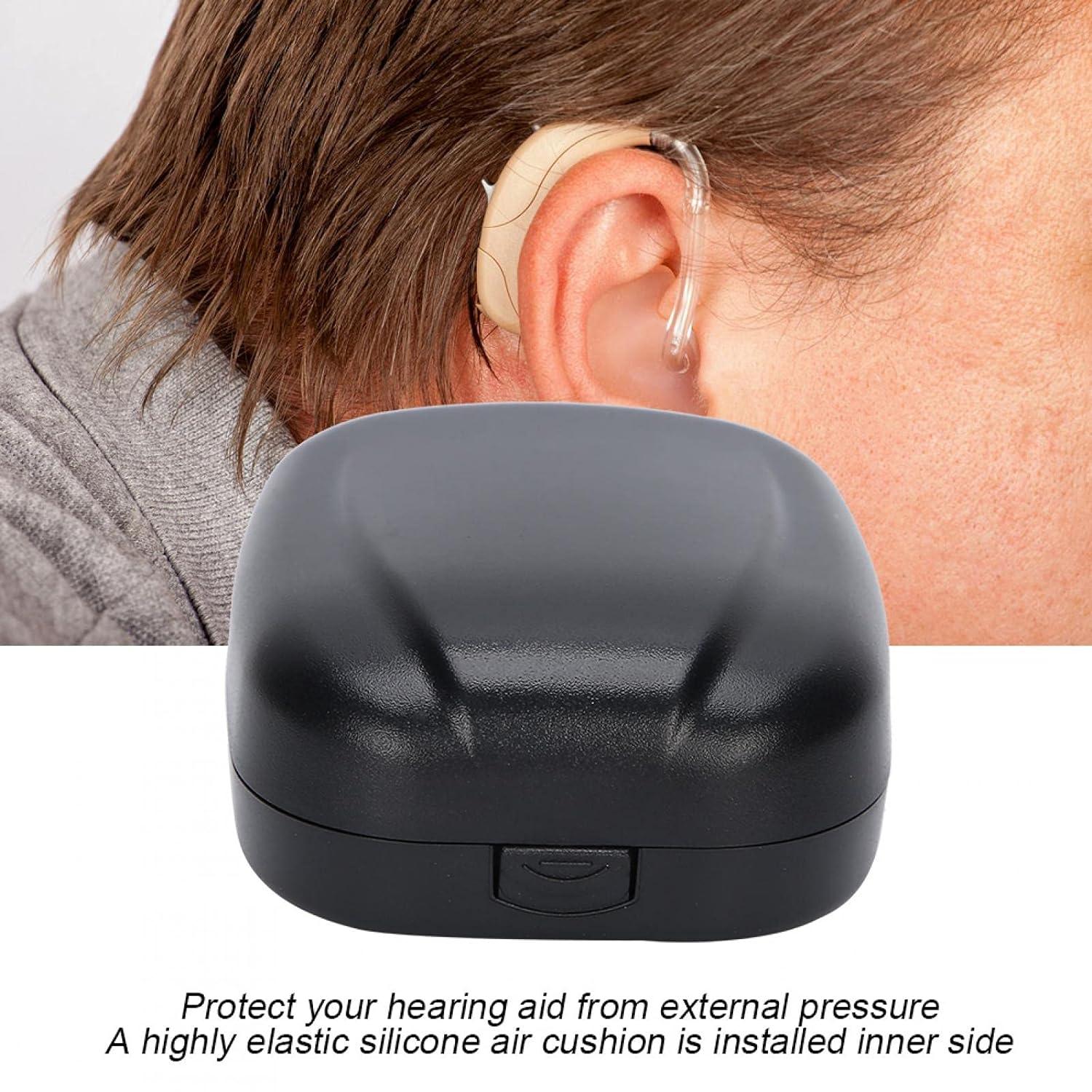 Hearing Aid Case Portable Drop Resistance Hearing Aid Storage Box ...