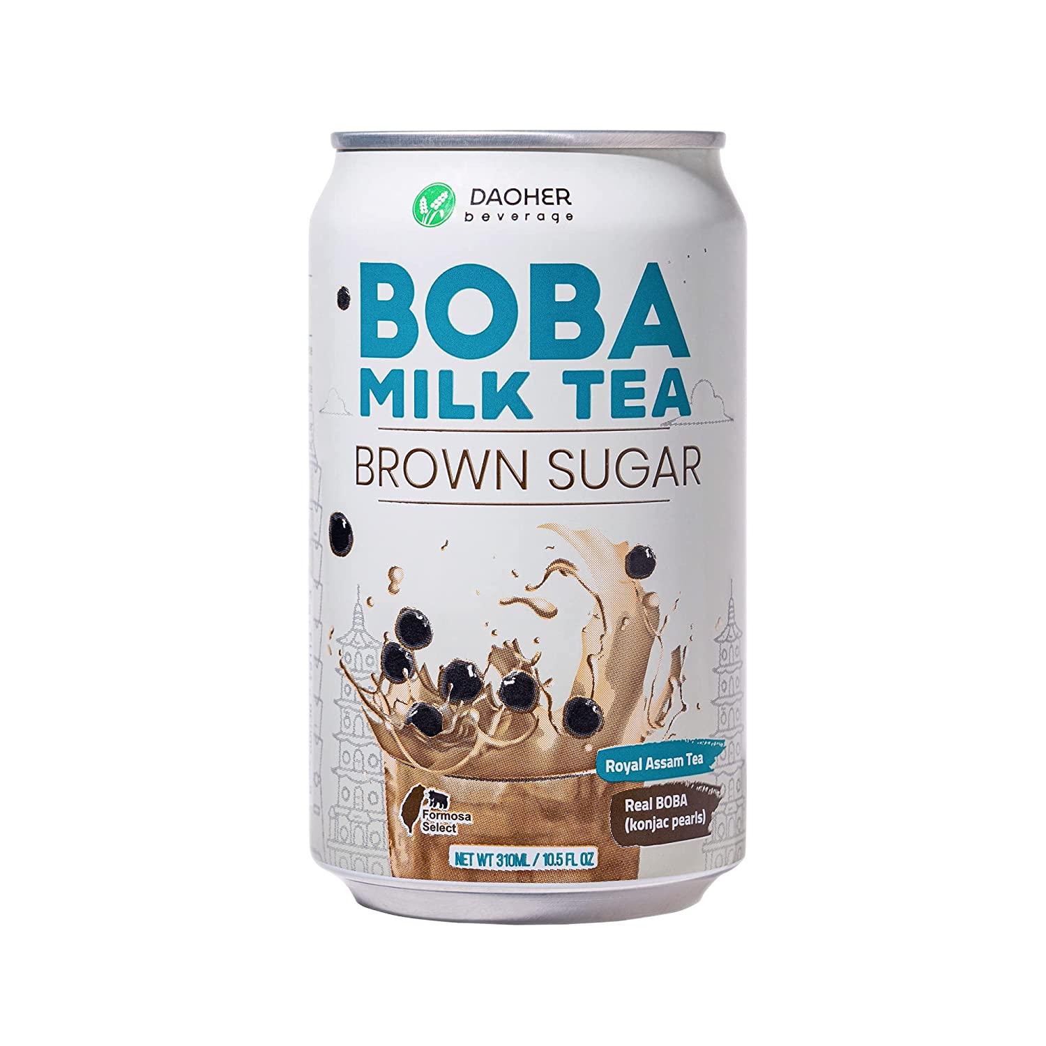 DaoHer Brown Sugar BOBA Milk Tea Multipacks (12 Pack) - Authentic ...