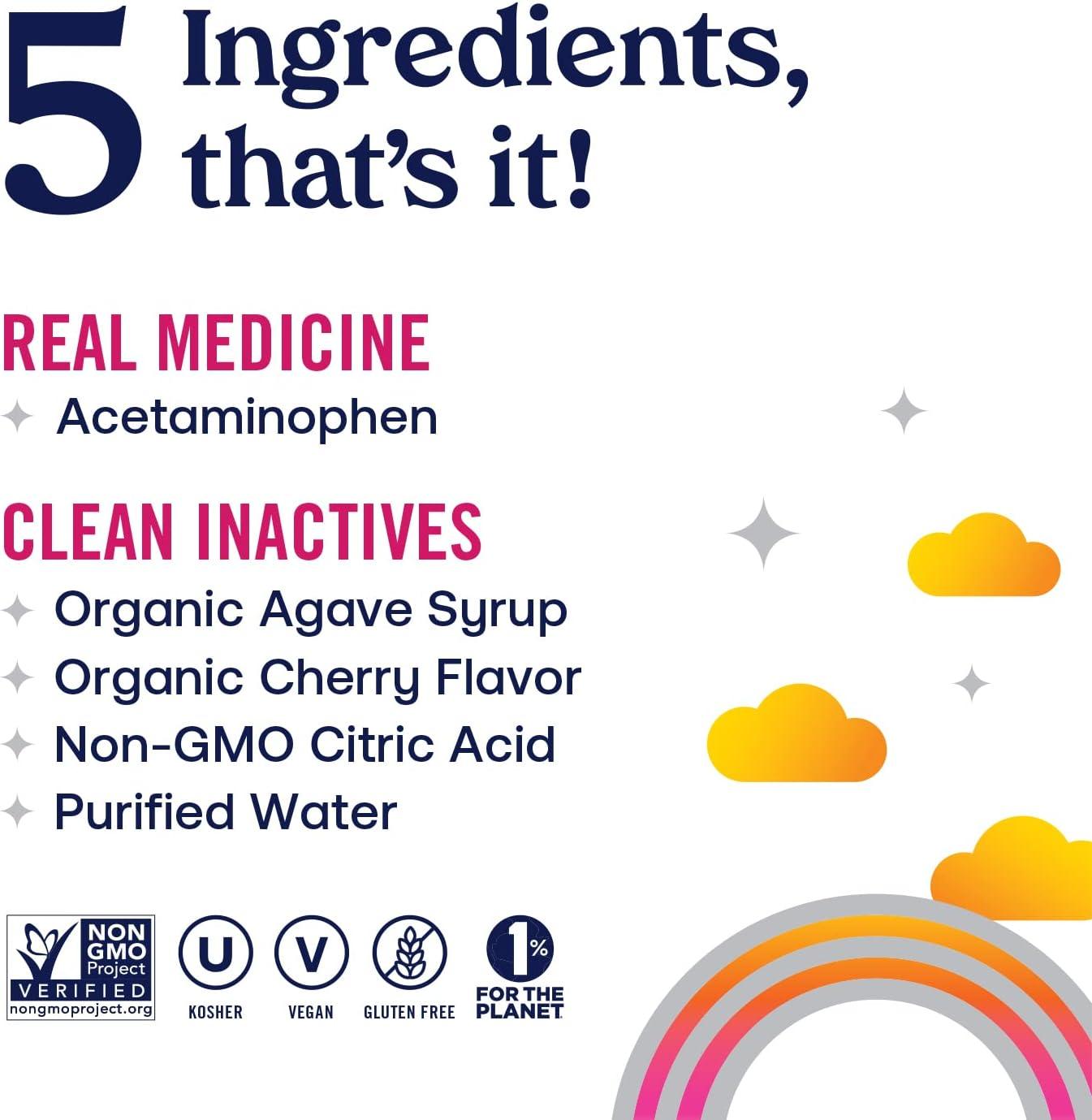 KinderMed Organic Cherry Kids' Pain & Fever Reliever 4 Fl Oz ...