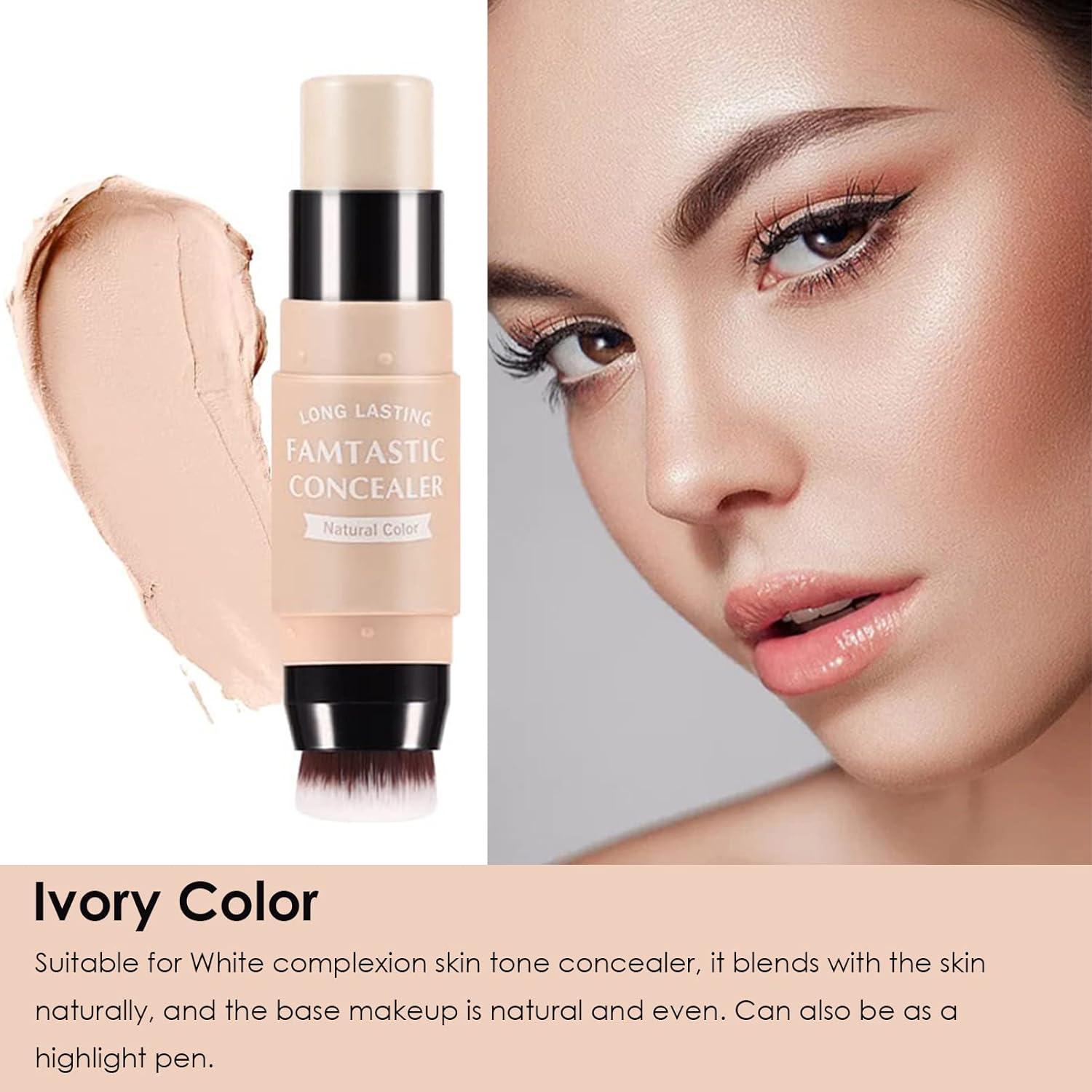 Contour Stick Highlighter Makeup Set - 2Pcs Creamy Bronzer ...