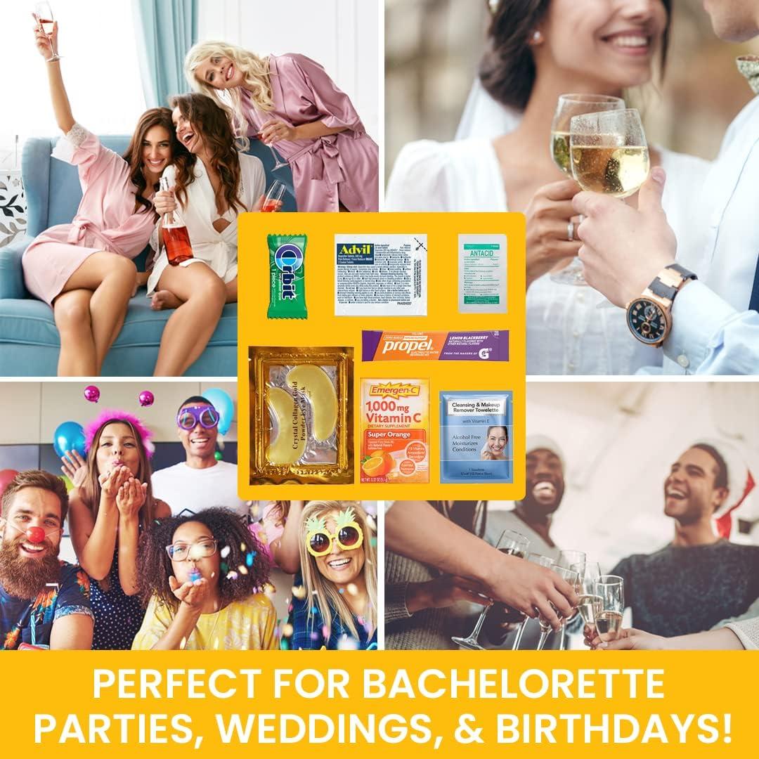 Bulk Hangover Kit Supplies for Bachelorette Parties, Weddings ...