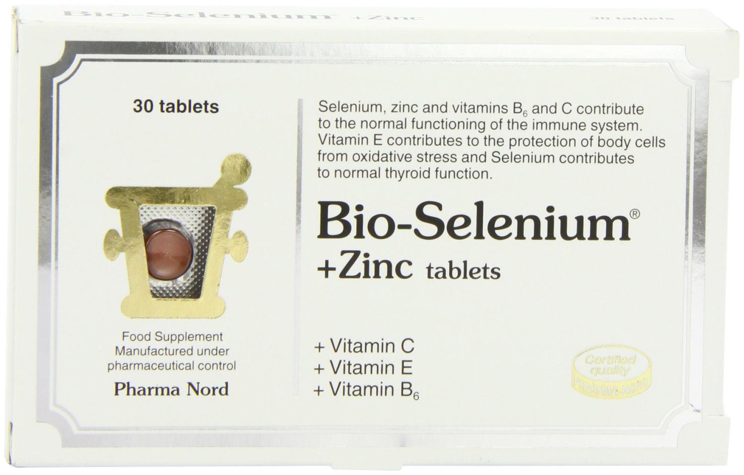 Pharma Nord Bio Selenium + Zinc 30 Tablets - Powerful Antioxidant Support