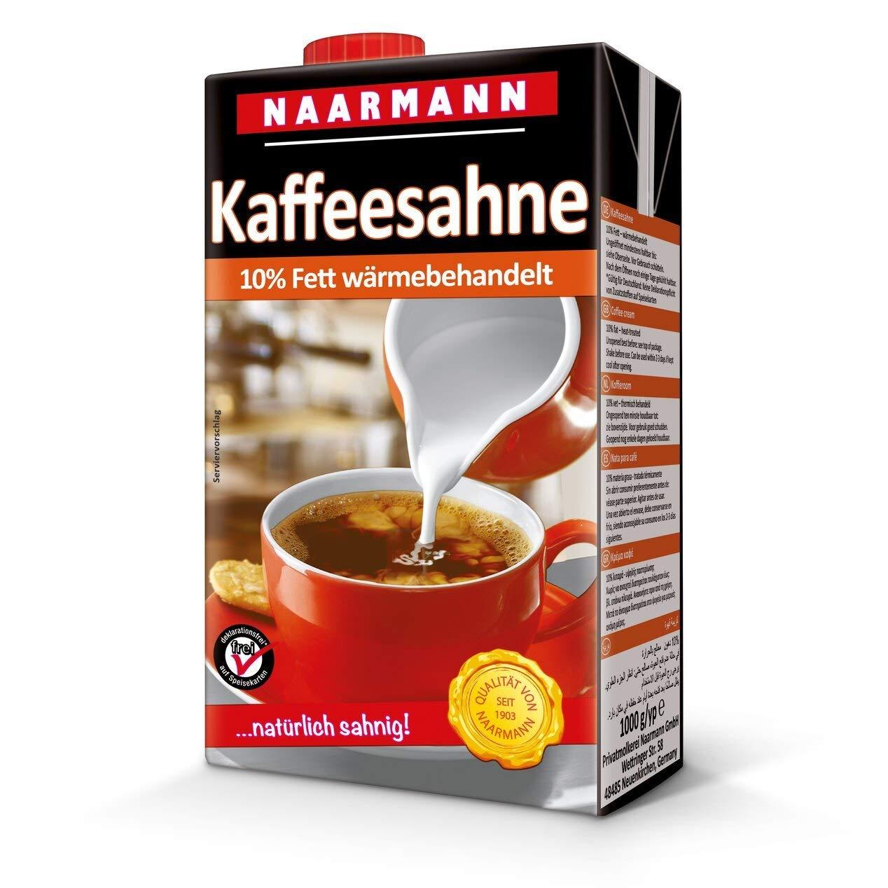 Naarmann Coffee Cream 10% Fat - Heat Treated Tetra Pack 1000ml ...