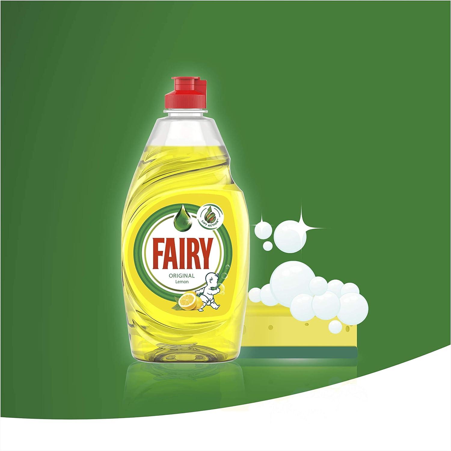Fairy Original Washing Up Liquid with LiftAction Lemon 1190 ml | Buy ...