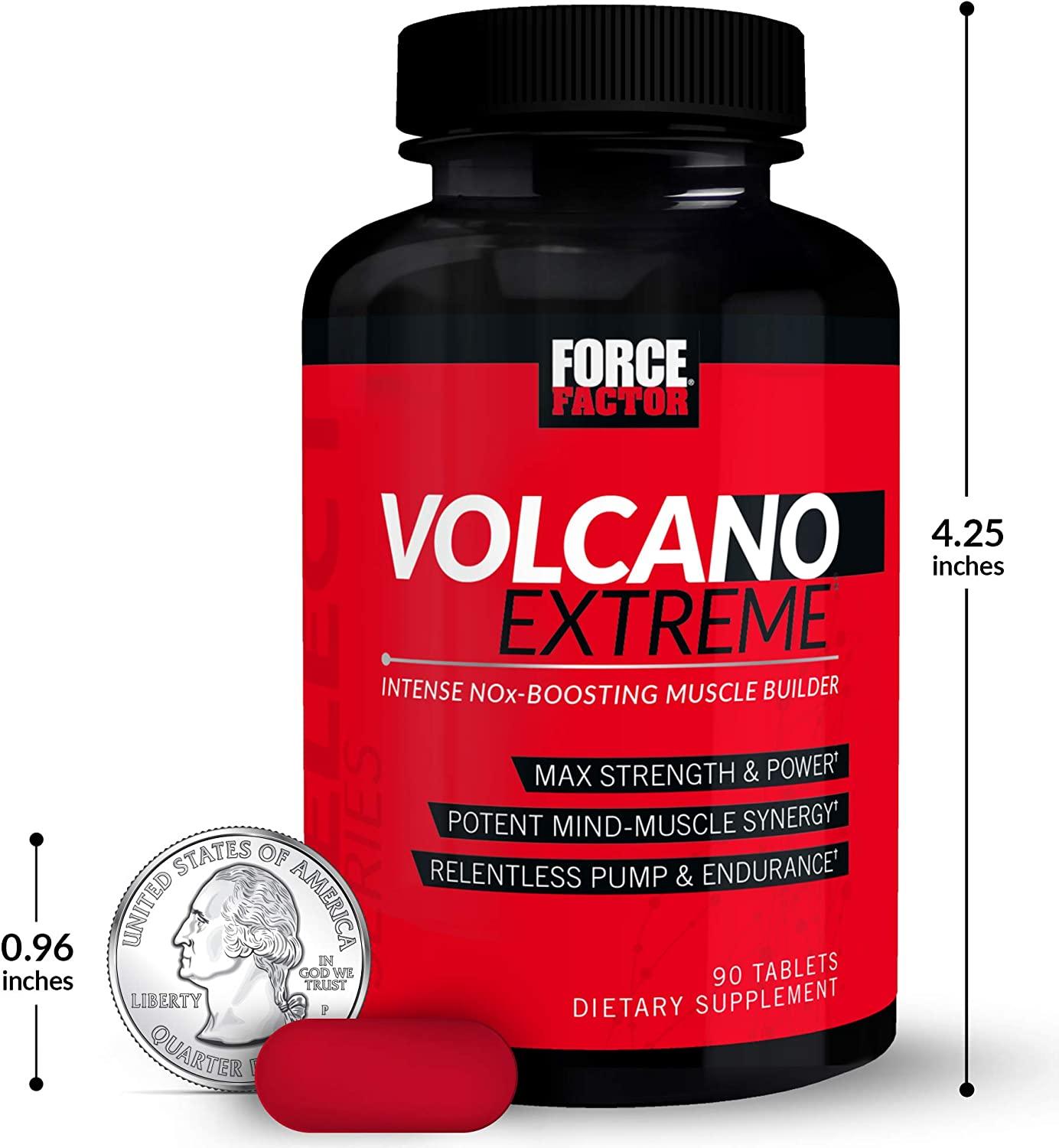 Volcano Extreme 2-Pack: Pre Workout Nitric Oxide Booster with Creatine ...
