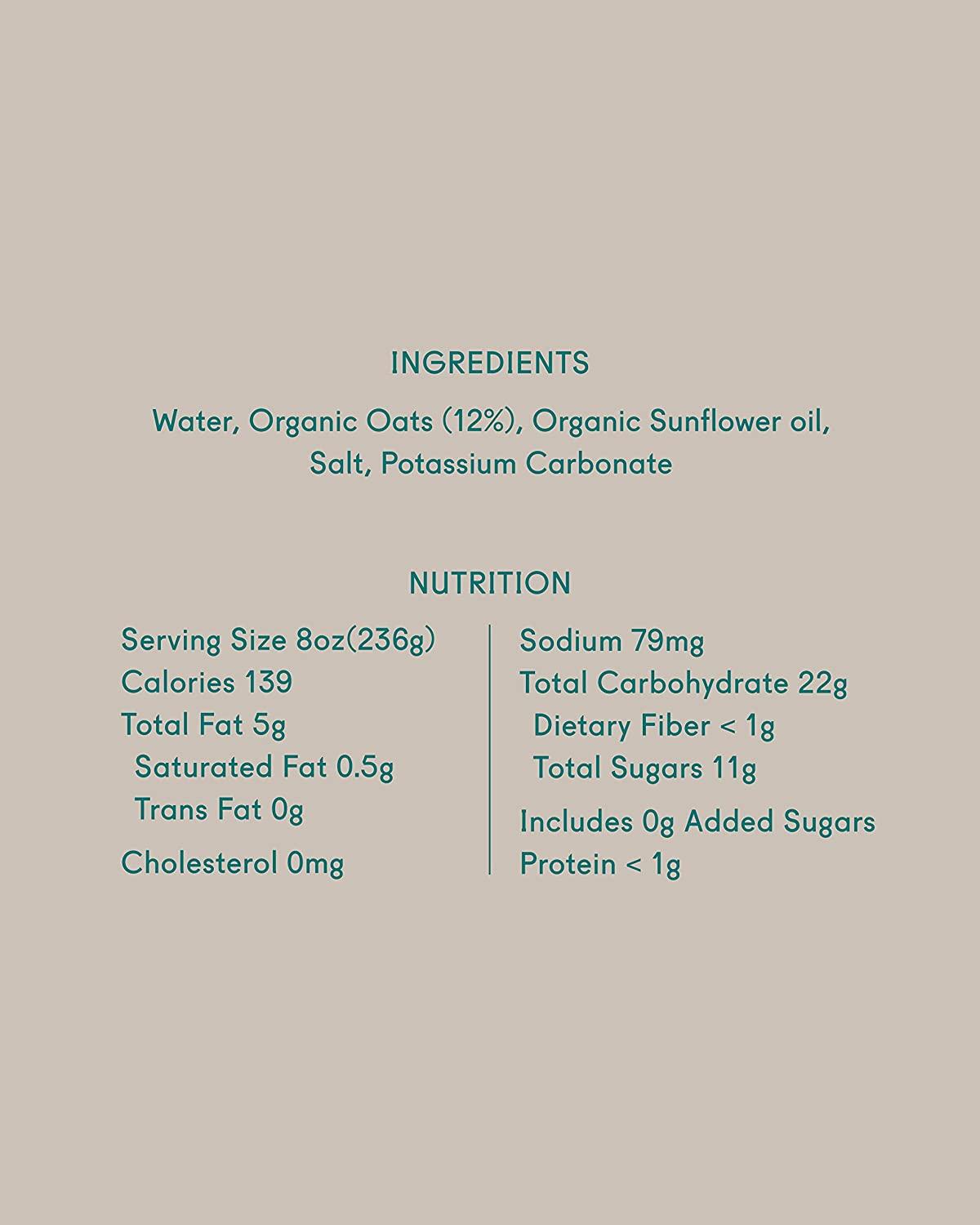 Minor Figures - Organic Oat Milk, Unsweetened Barista Oat Milk, 33.8 Oz ...