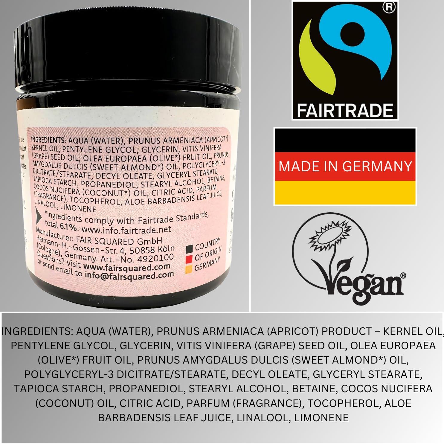 FAIRTRADE 24h Face Cream 3.38 Oz | Natural Moisturizer with Apricot ...