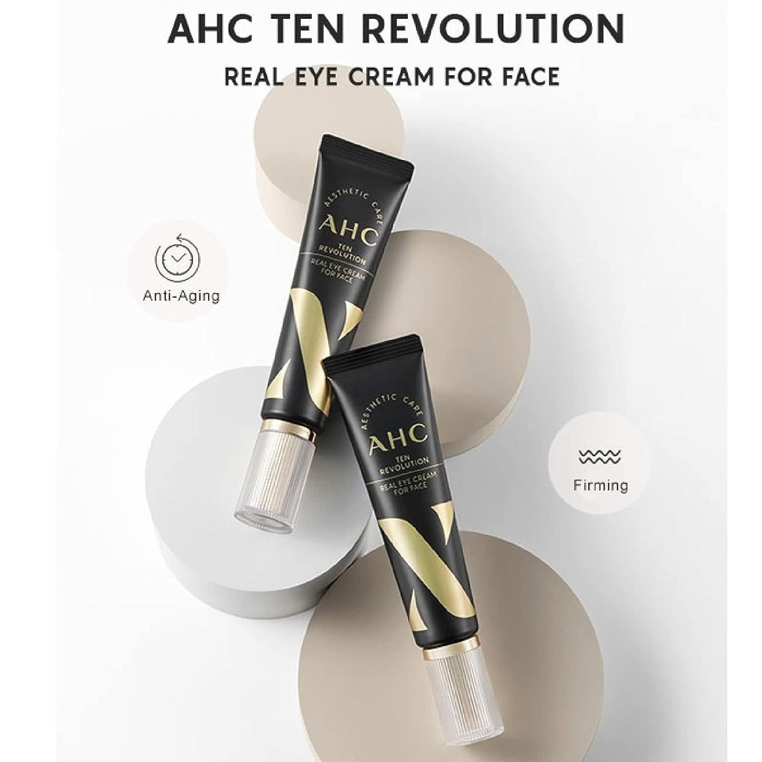 2022 AHC TEN Revolution Real Eye Cream for Face - 4 Pack (30ml x 4 ...