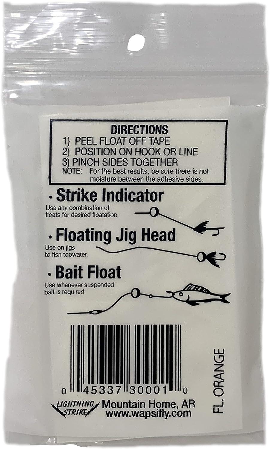 Wapsi Fly Palsa Strike Indicator Pinch-on-Floats 24 Count - Flame/Orange | Buy Now with Express ...