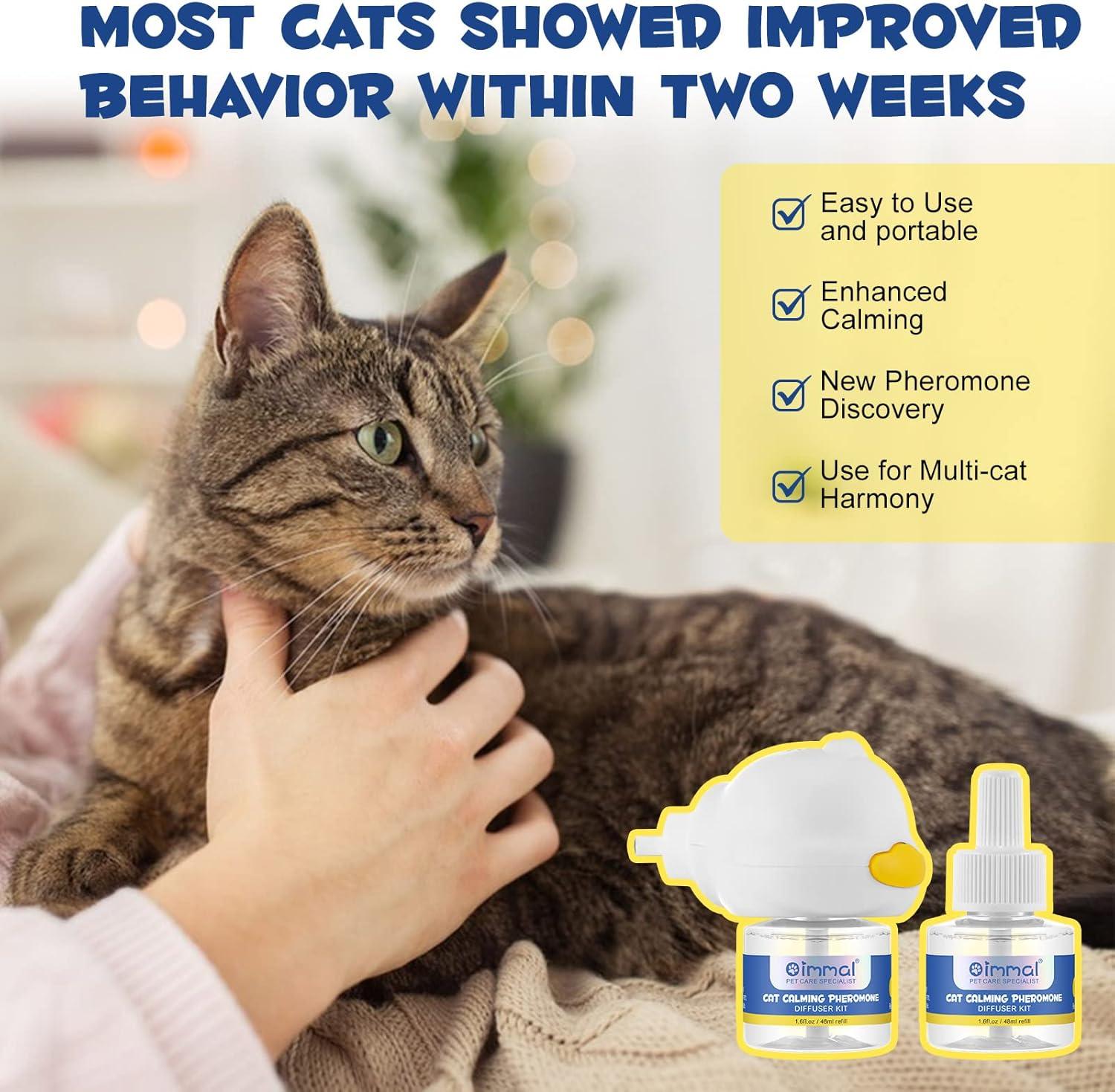 Cat Calming Pheromone Diffuser Refill Cat Calming Spray Urine Spraying ...