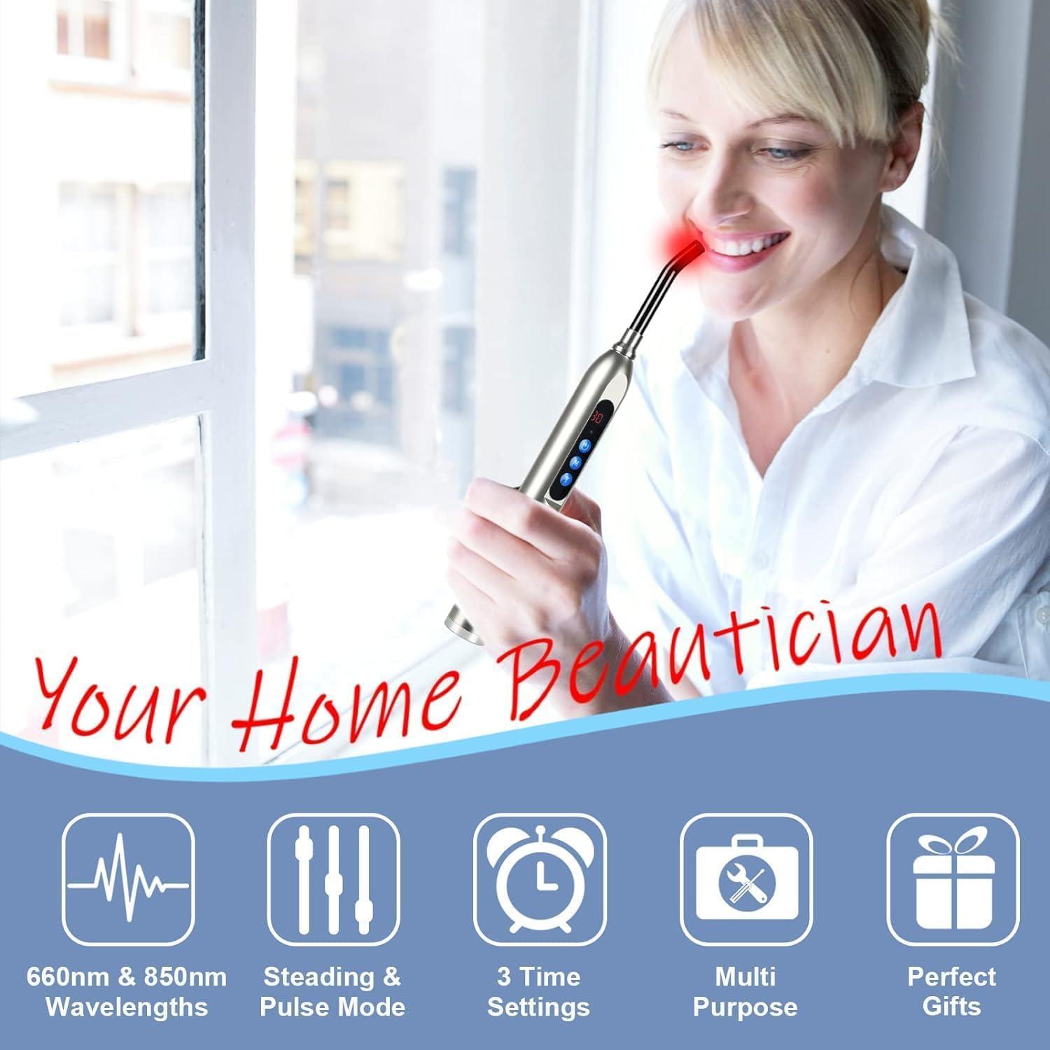 Red Light Therapy Device for Herpes Treatment Cold Sores | Buy Now with ...
