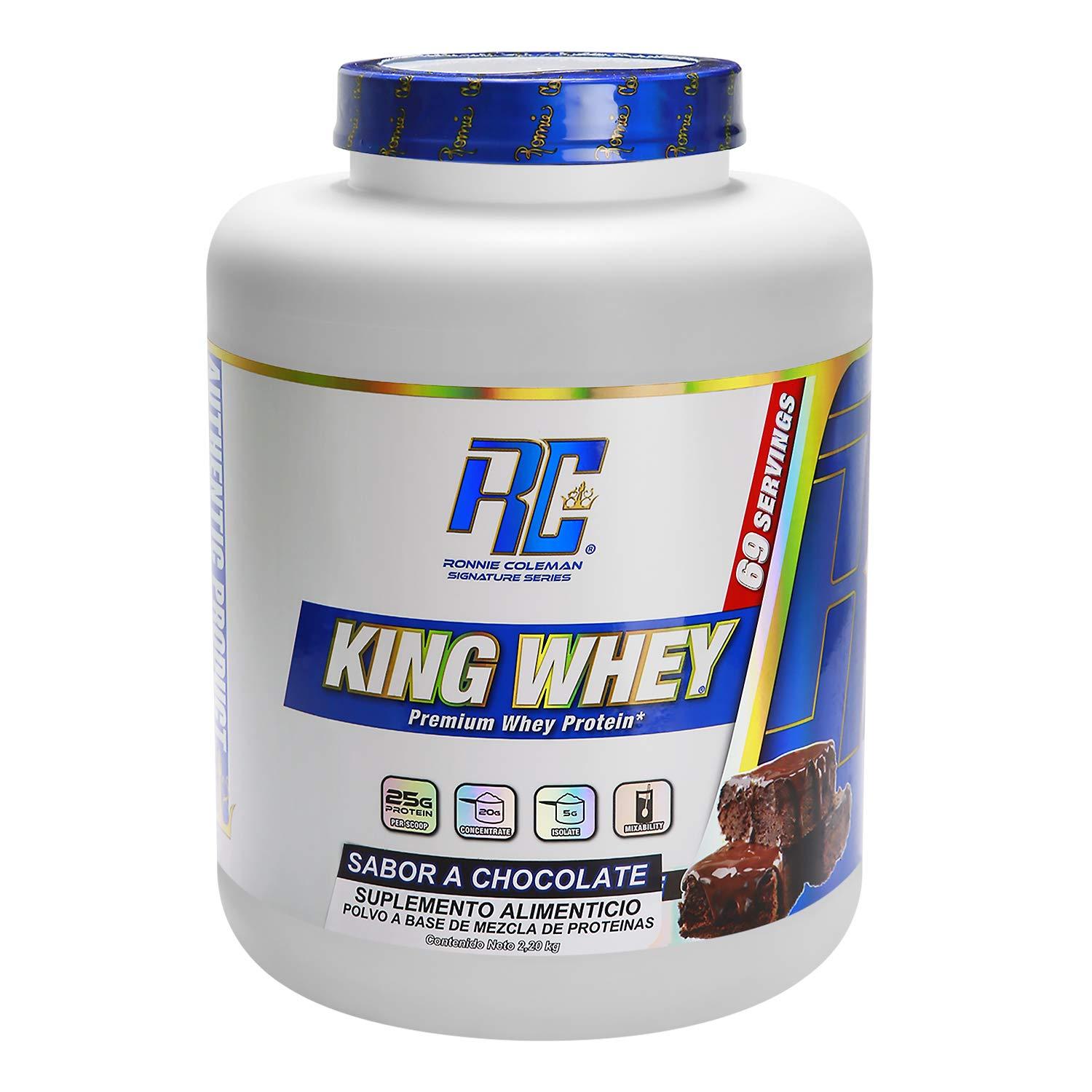 Ronnie Coleman King Whey Chocolate Brownie 5lb - Best Whey Protein with ...
