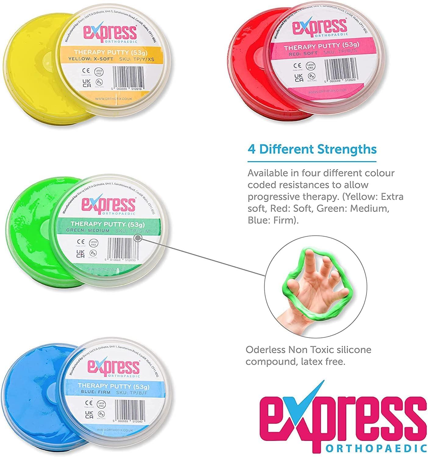 Express Orthopaedic Hand Therapy Putty - Medically Approved Resistance ...