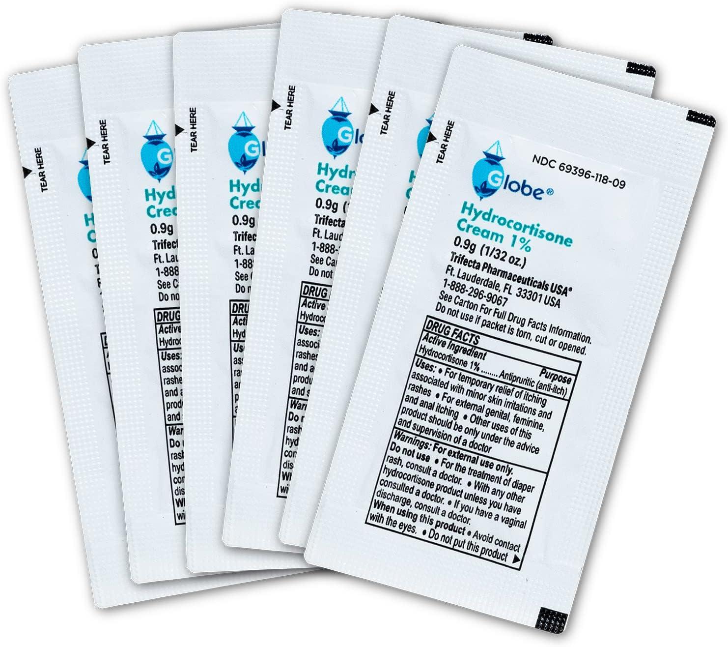 Hydrocortisone 1% Maximum Strength Cream (0.9g Packet) - Anti-Itch ...