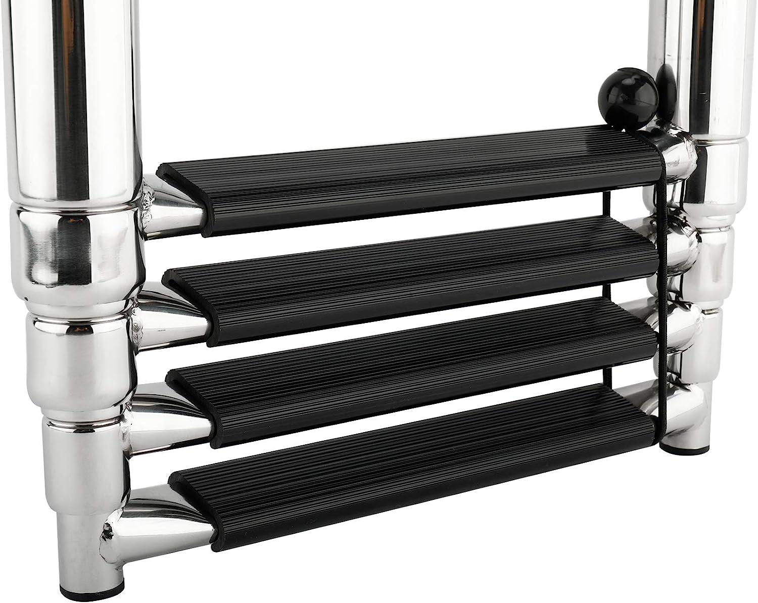 Amarine Made 4 Step Stainless Steel Telescoping Boat Ladder | Swim Step ...