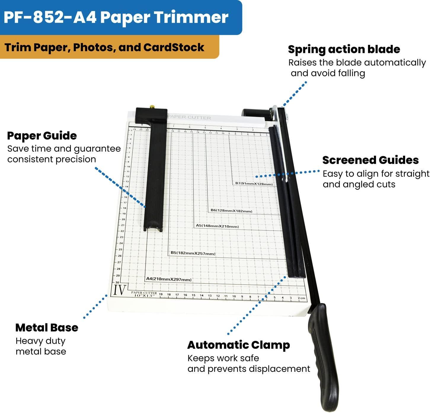 PPE PrintFinish Paper Trimmer 10 to 12 Sheet Capacity Good for Office ...